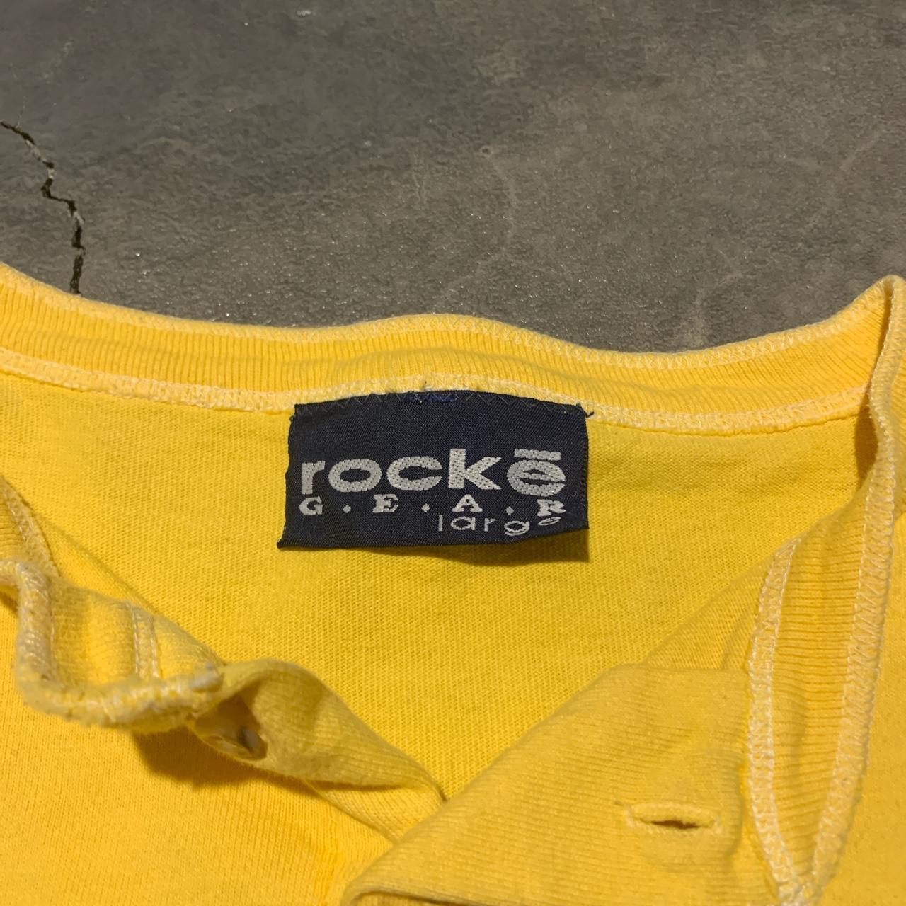 Vintage rocke gear quarter button up great condition... - Depop