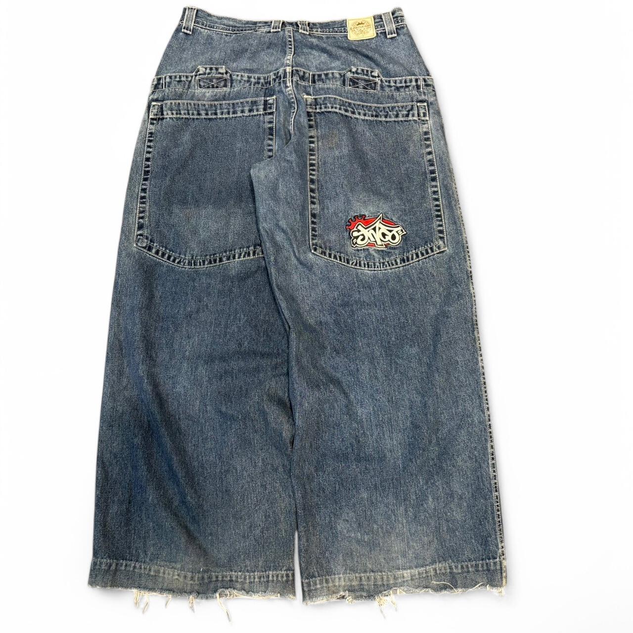Vintage jnco jeans Velcro pockets amazing fit on... | Depop