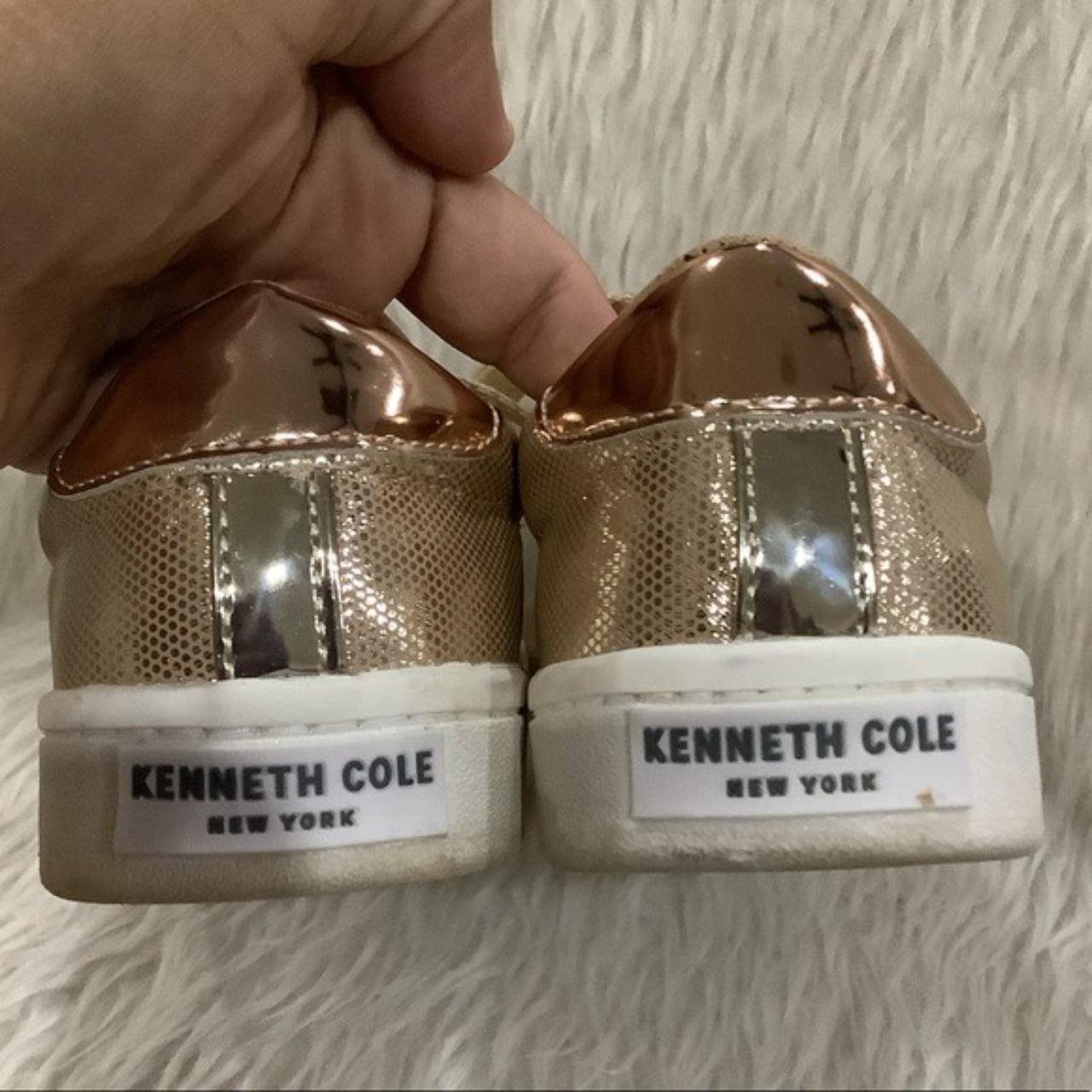 Kenneth Cole NY Sneakers Rose Gold, the shoes are... - Depop