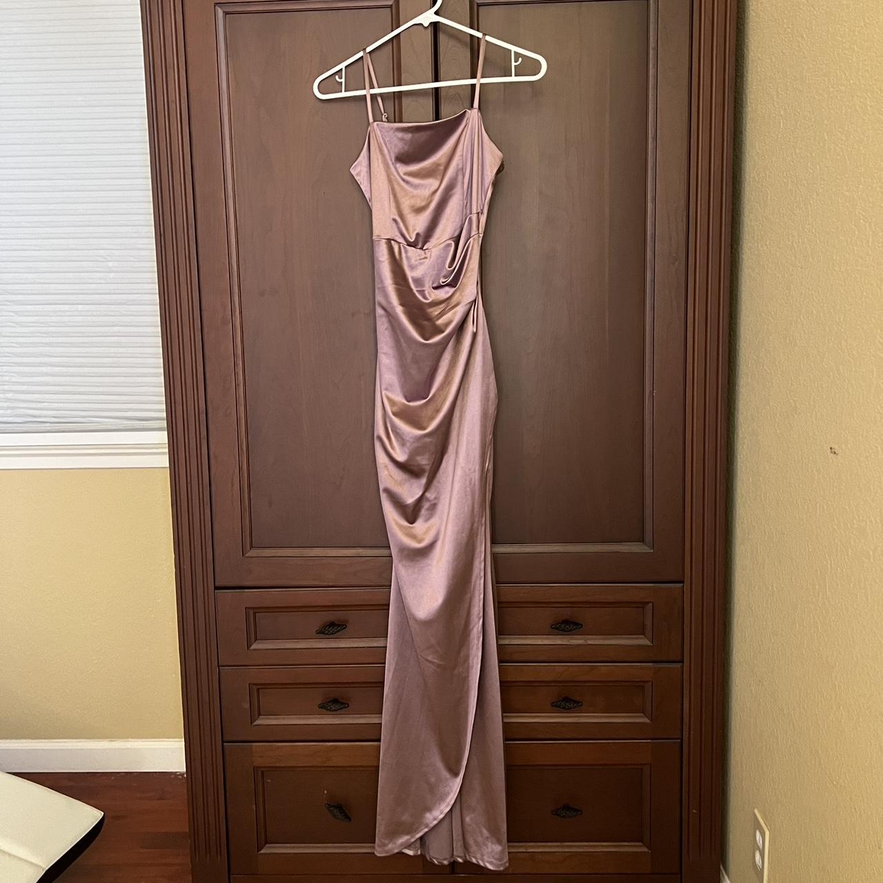 emerald sundae juniors pleated gown • color:... - Depop