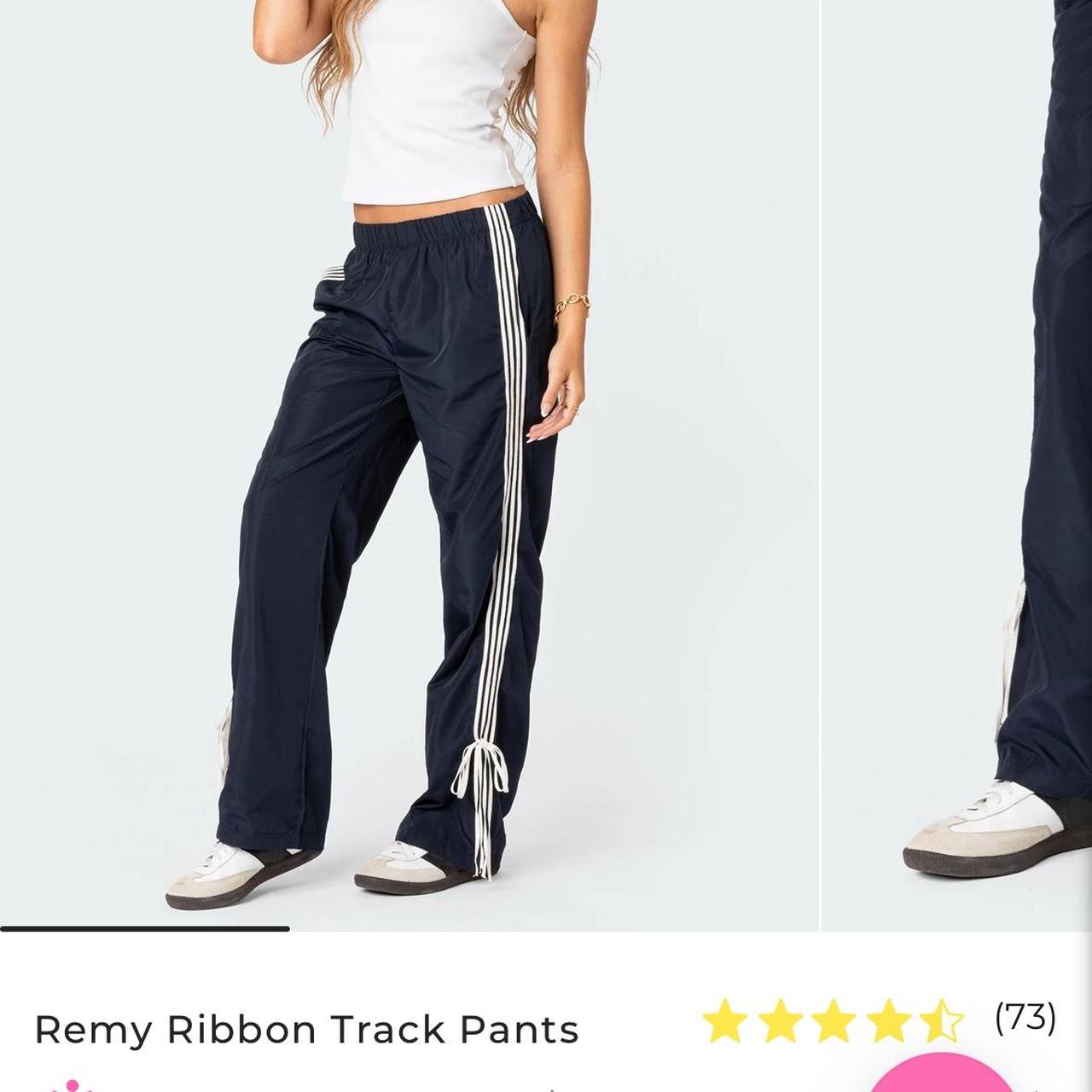 edikted remy ribbon track pants xs | Depop
