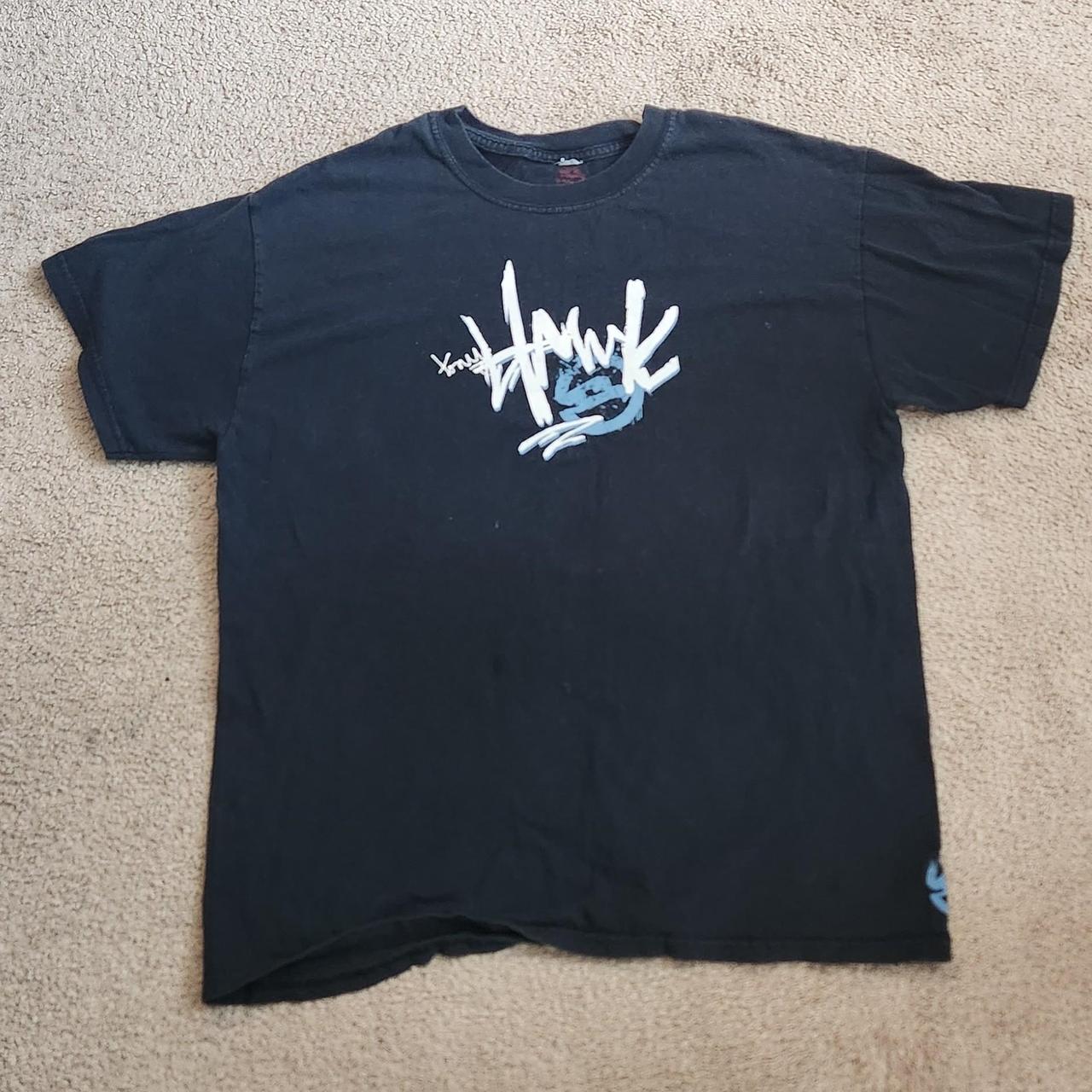 Tony hawk skater y2k shirt size large. All flaws in... - Depop