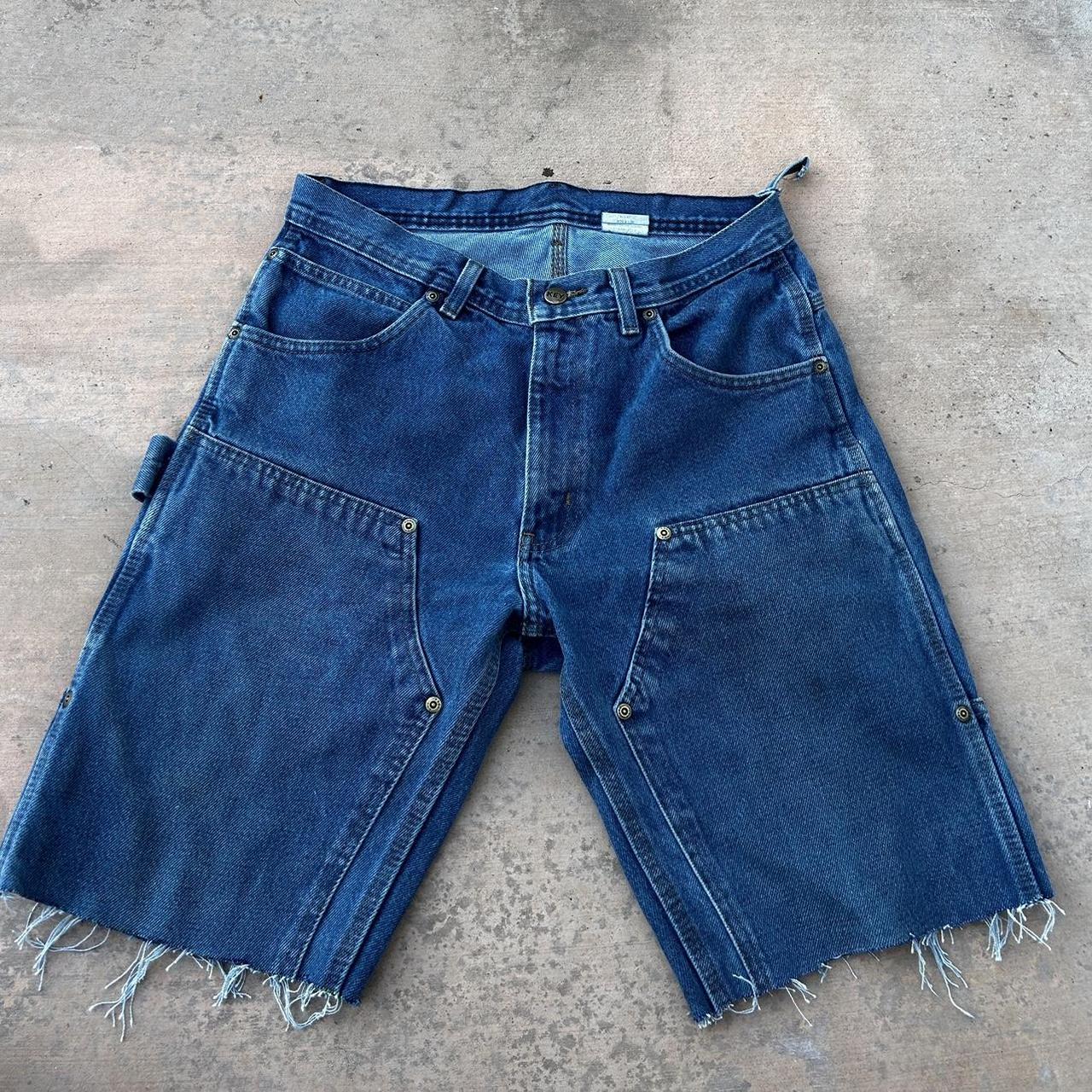 CUSTOM CUT DOUBLE KNEE KEY JORTS 30/8.5 ‼️⚠️ - Depop