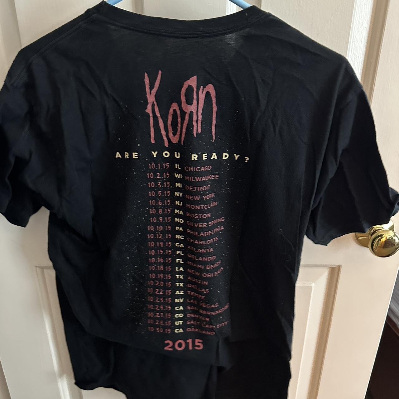 Korn 2015 tour shirt Runs smaller - Depop