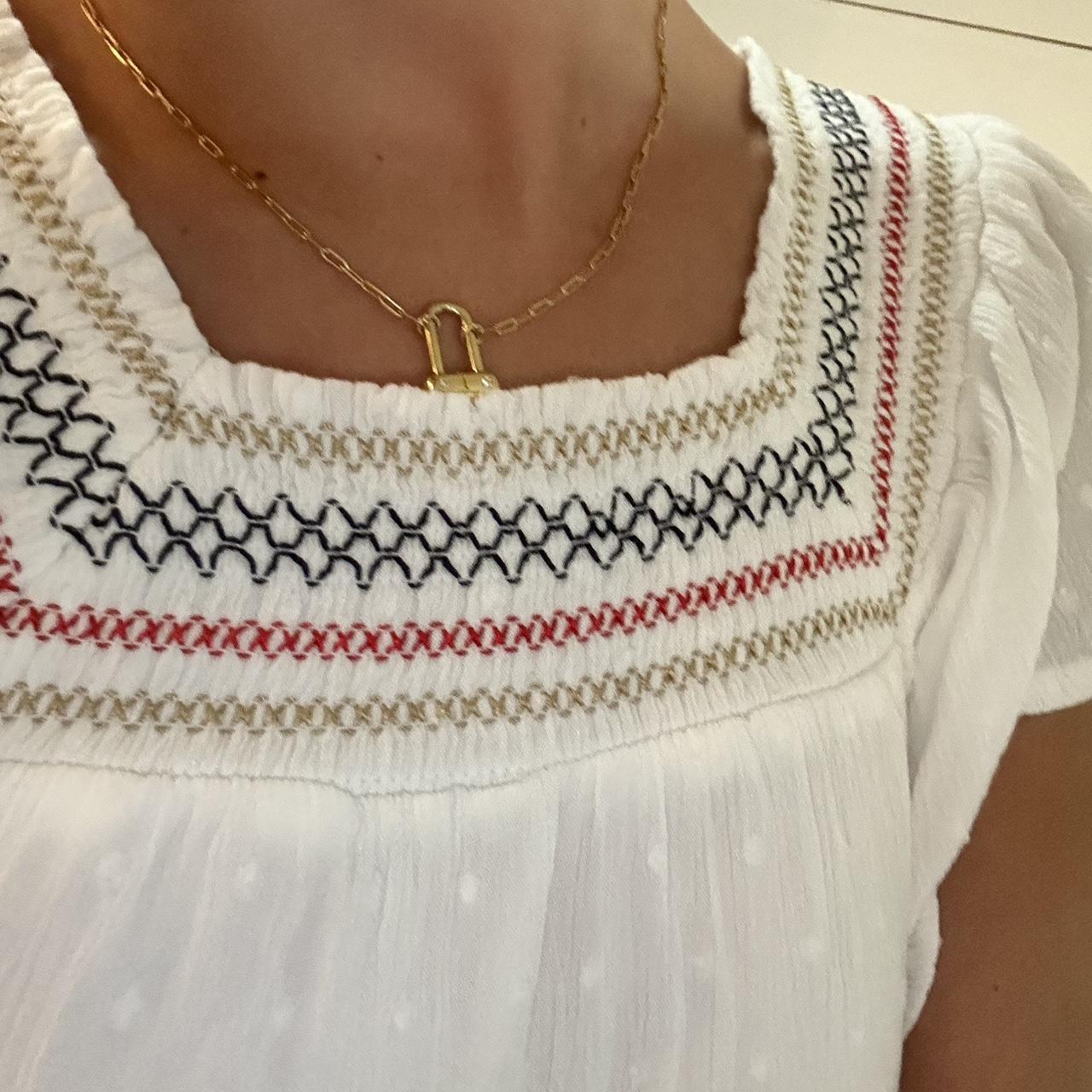 Jessica Simpson White Mini Dress - Depop