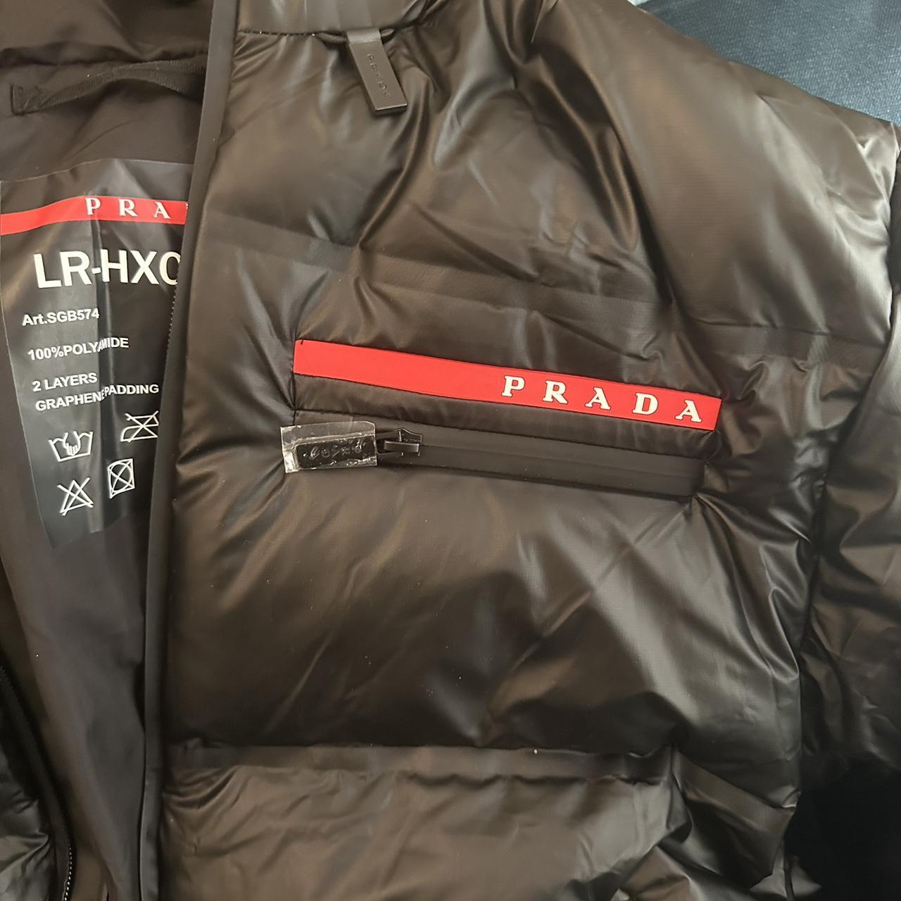 Prada mens puffer jacket Size XL Brand new With... - Depop