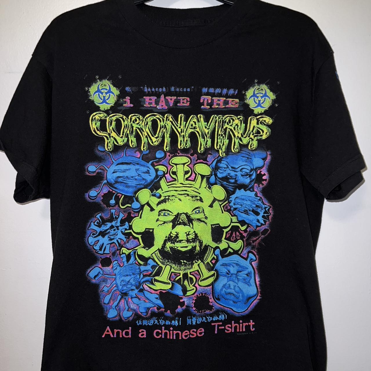 Sam Hyde Coronavirus limited run tee shirt. Size... - Depop