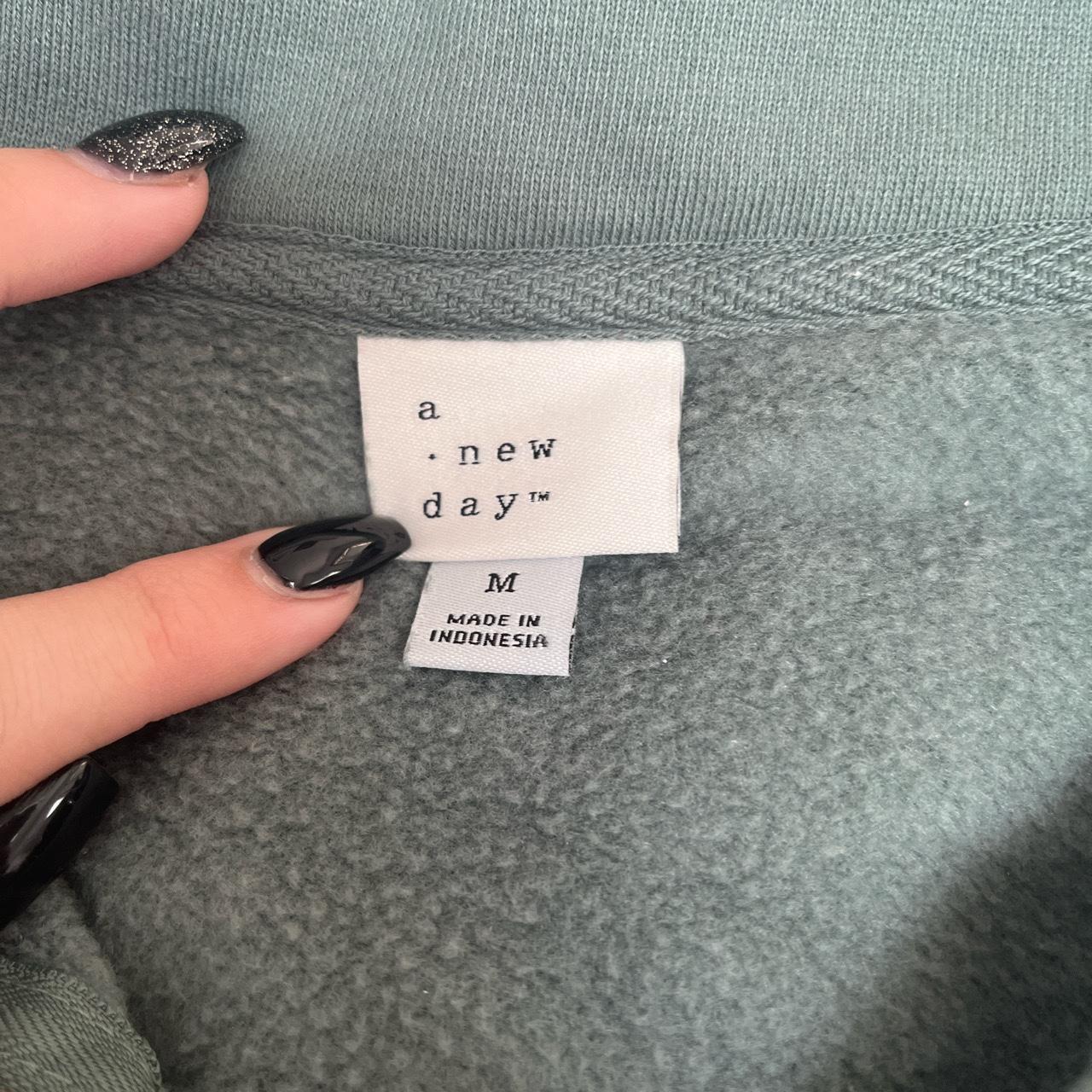 cropped sage green hoodie target brand, similar to... - Depop