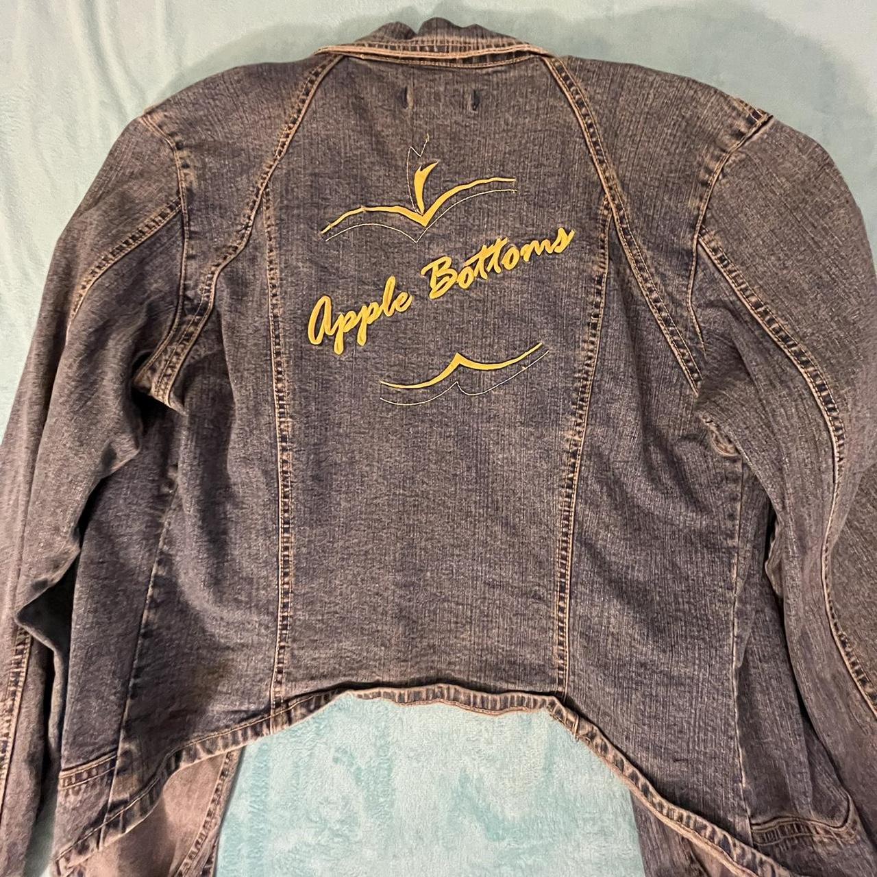 Apple Bottoms Denim Cropped Jacket - Depop