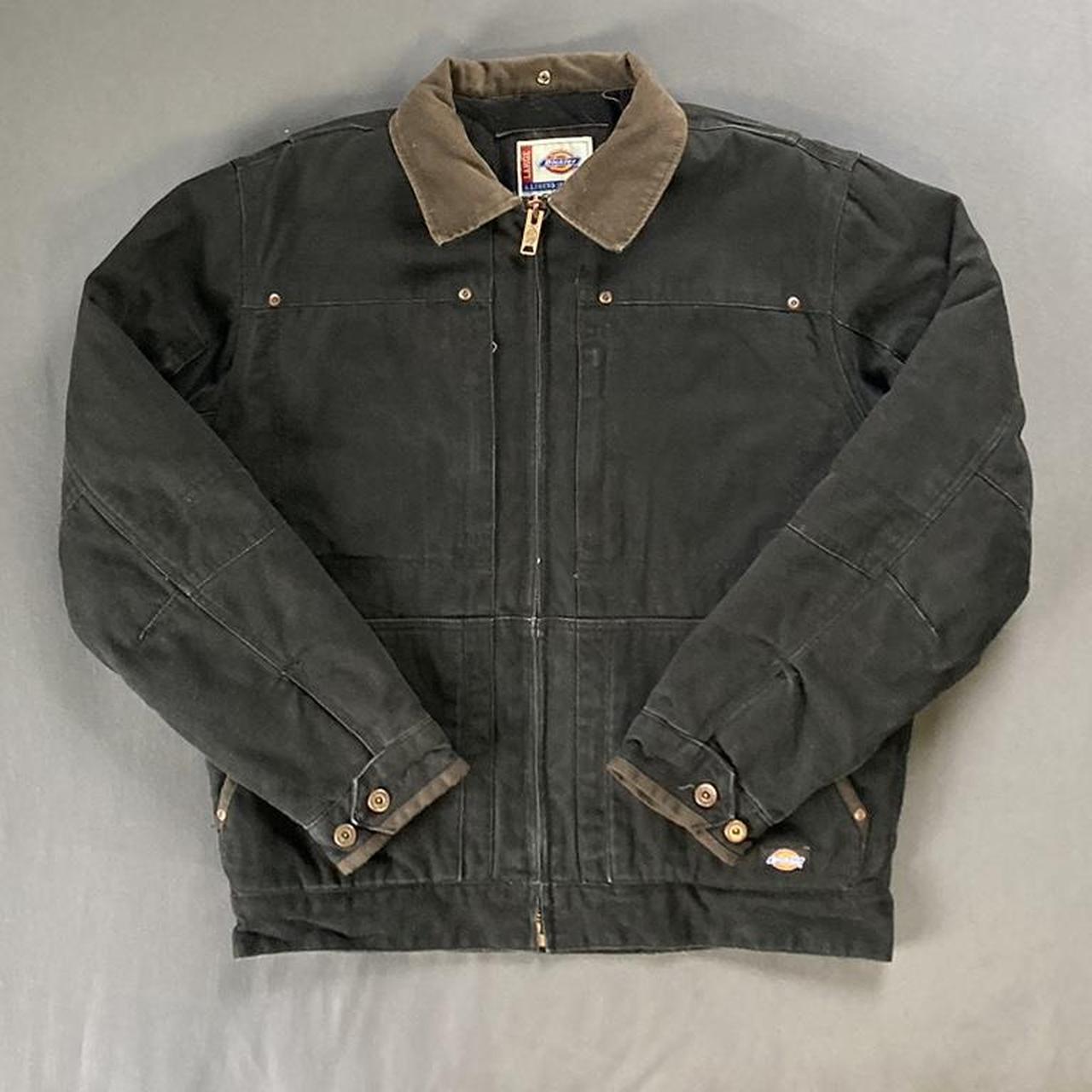 Dickies black Detroit workwear style jacket Great... - Depop