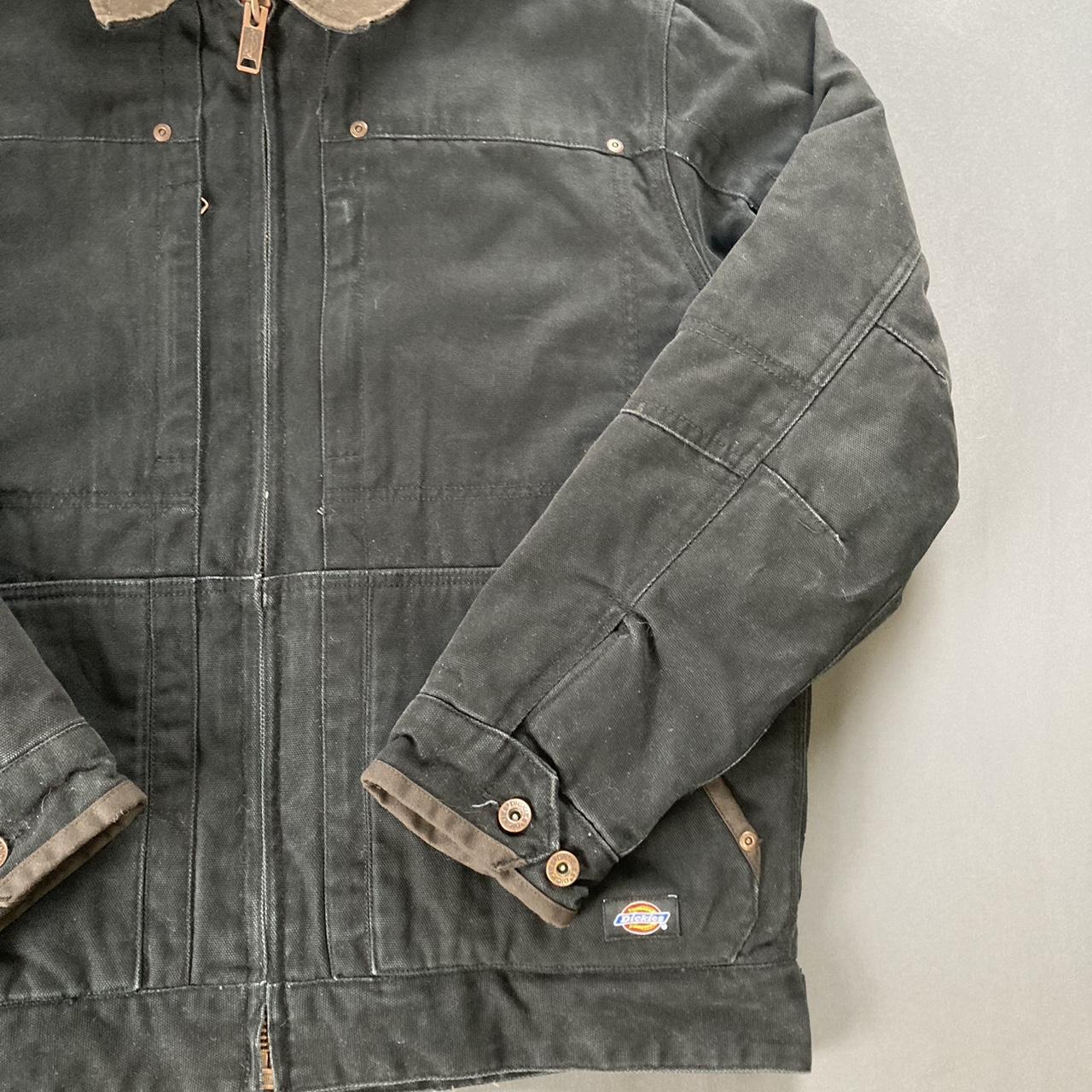 Dickies black Detroit workwear style jacket Great... - Depop