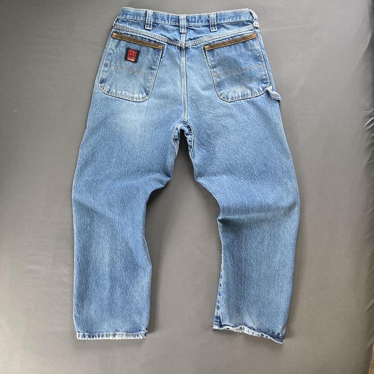 Wrangler Riggs work wear jeans Sz 36/30 Good... - Depop