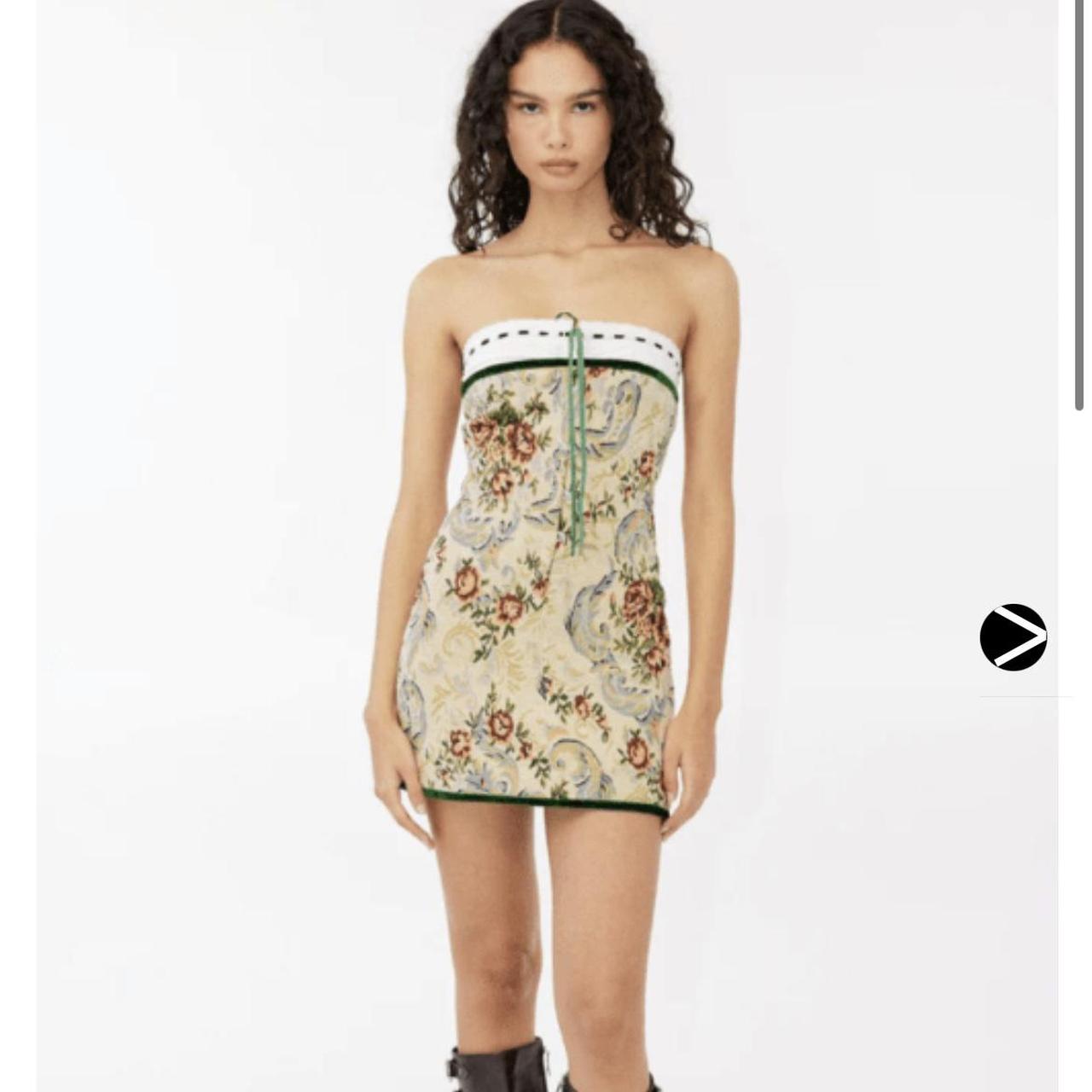 The Sabrin Dress is a strapless corset style dress... - Depop