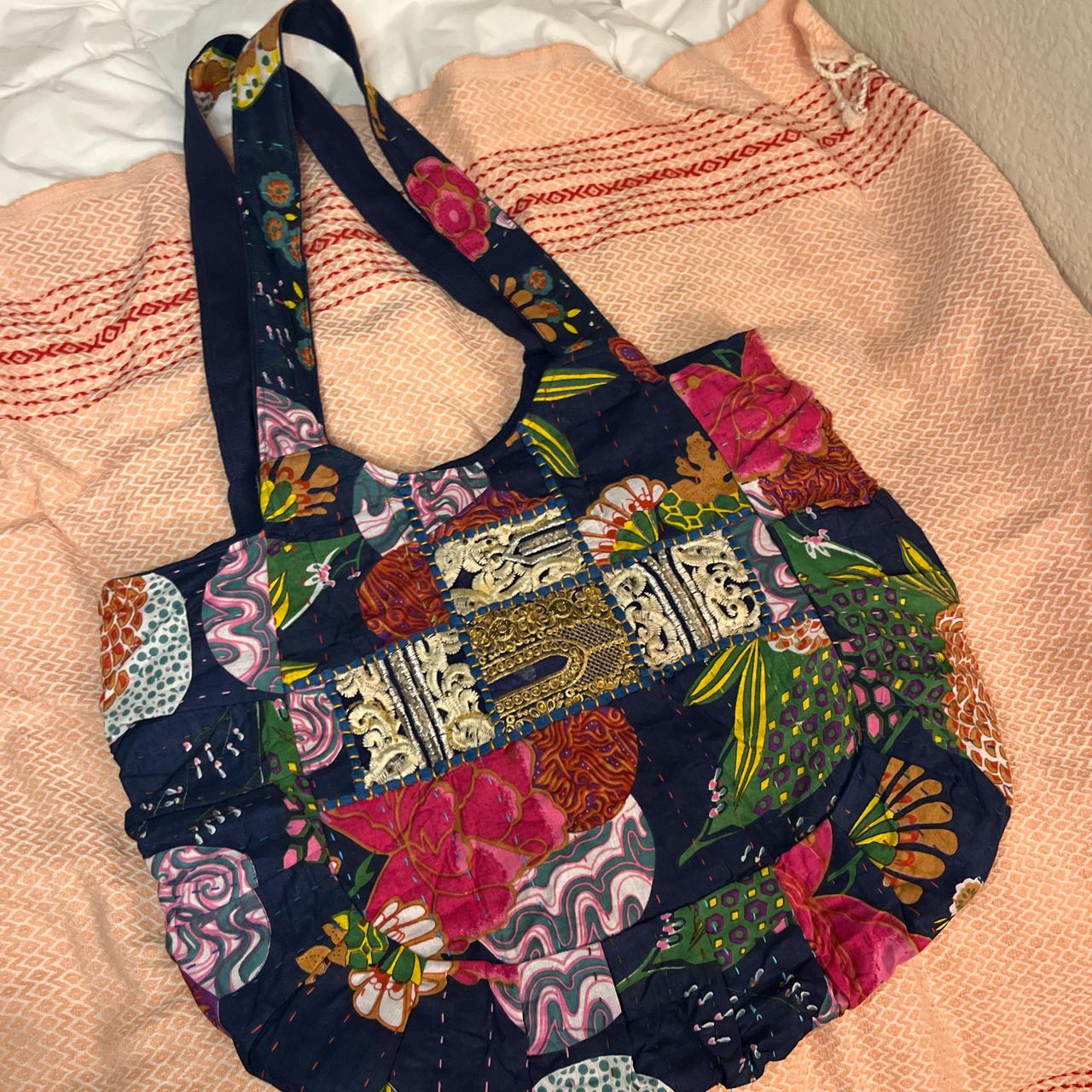 Brand New #boho bag with cute design originally $25... - Depop