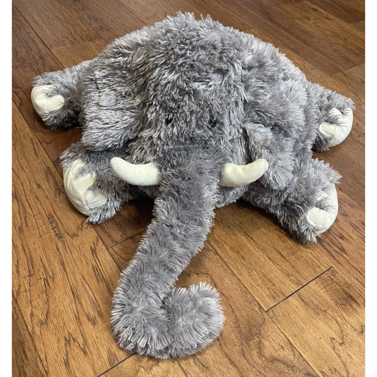 Jellycat Truffles Elephant Extra Large Gray Floppy... | Depop