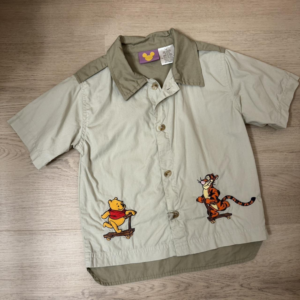 Disney brand toddler button up Size 4T No flaws - Depop
