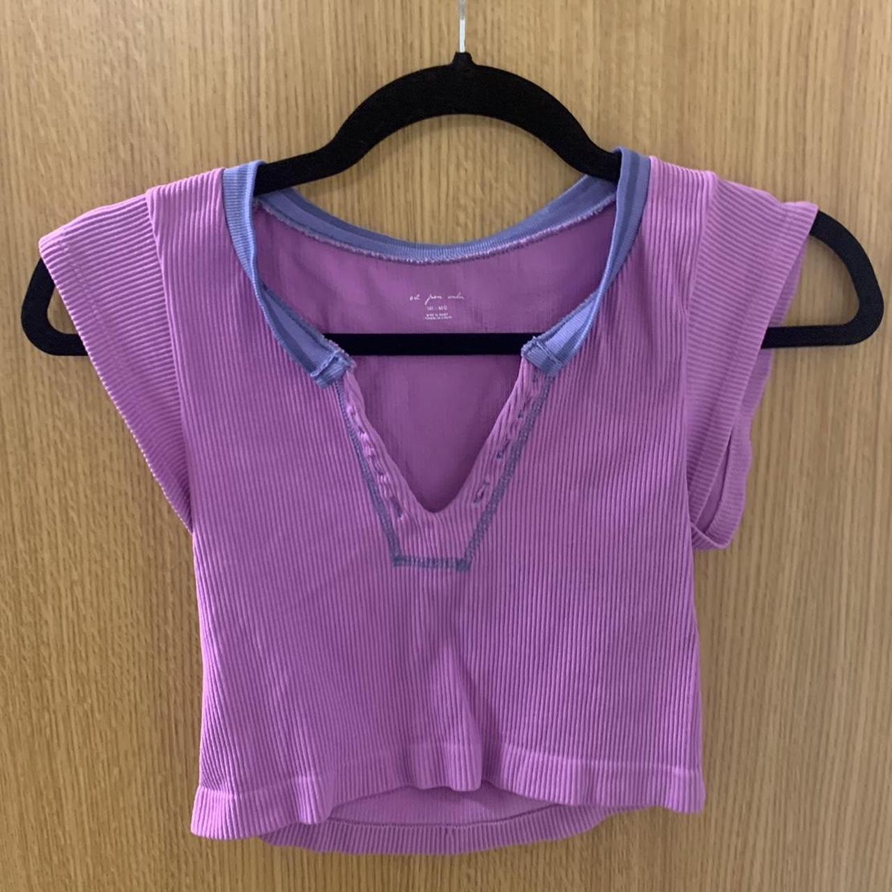 Go for gold pink and purple top brand new without tags - Depop