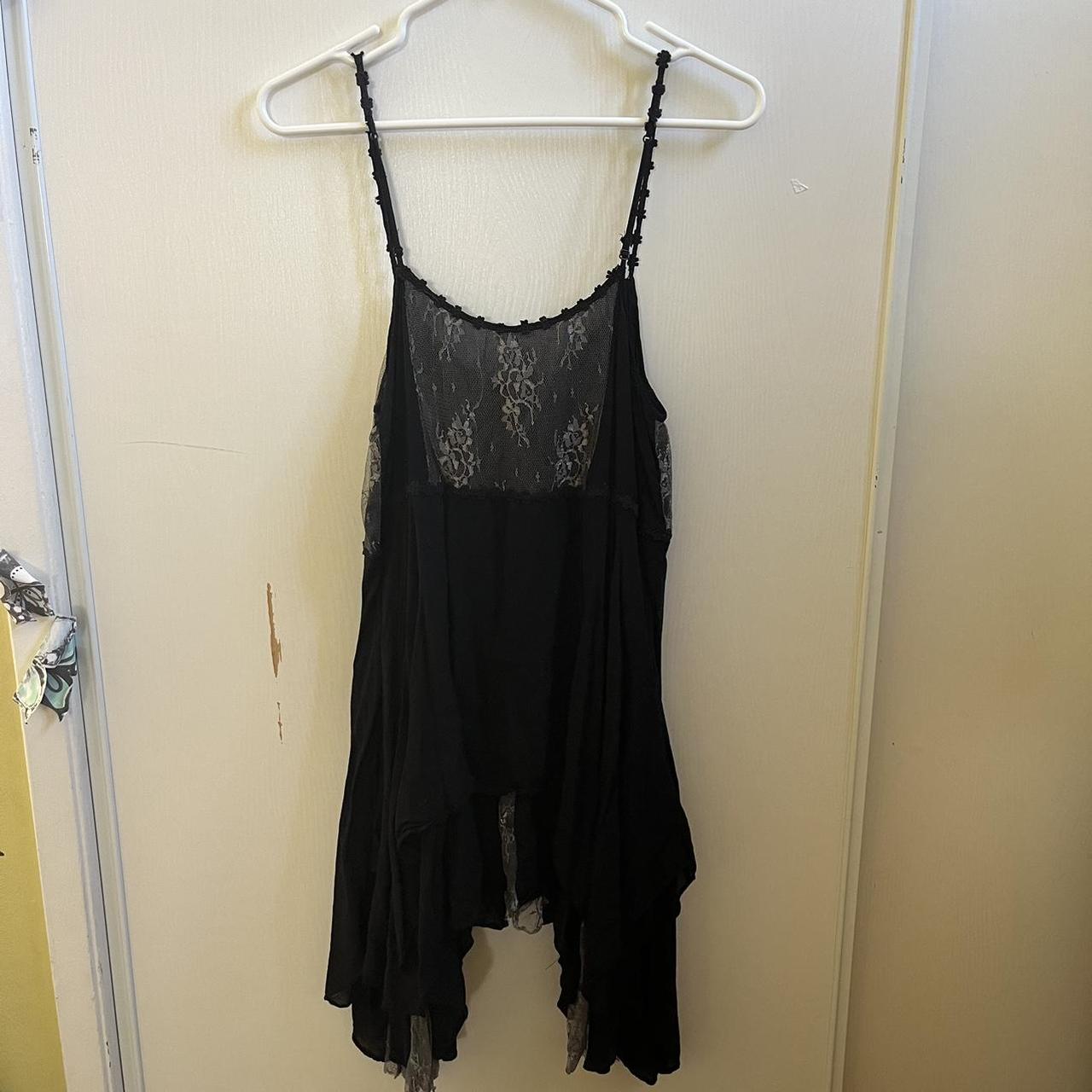 old free people black lace dress reminds me of... - Depop