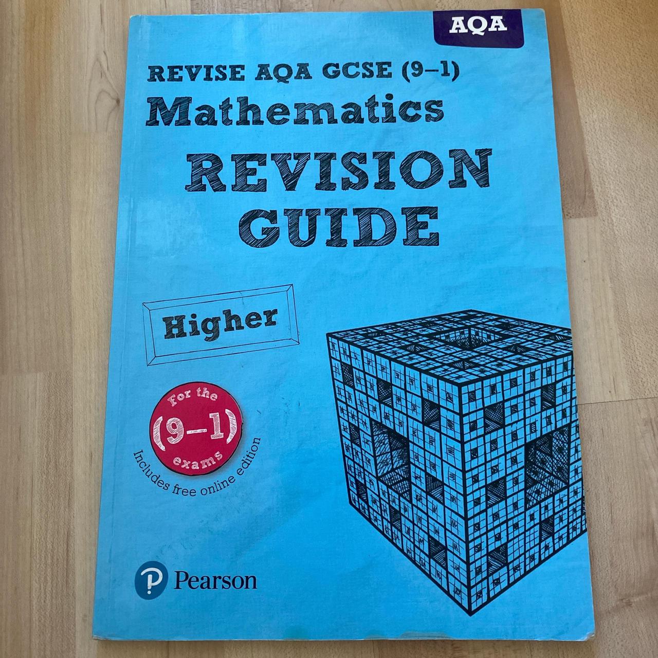 aqa higher maths gcse revision guide - Depop
