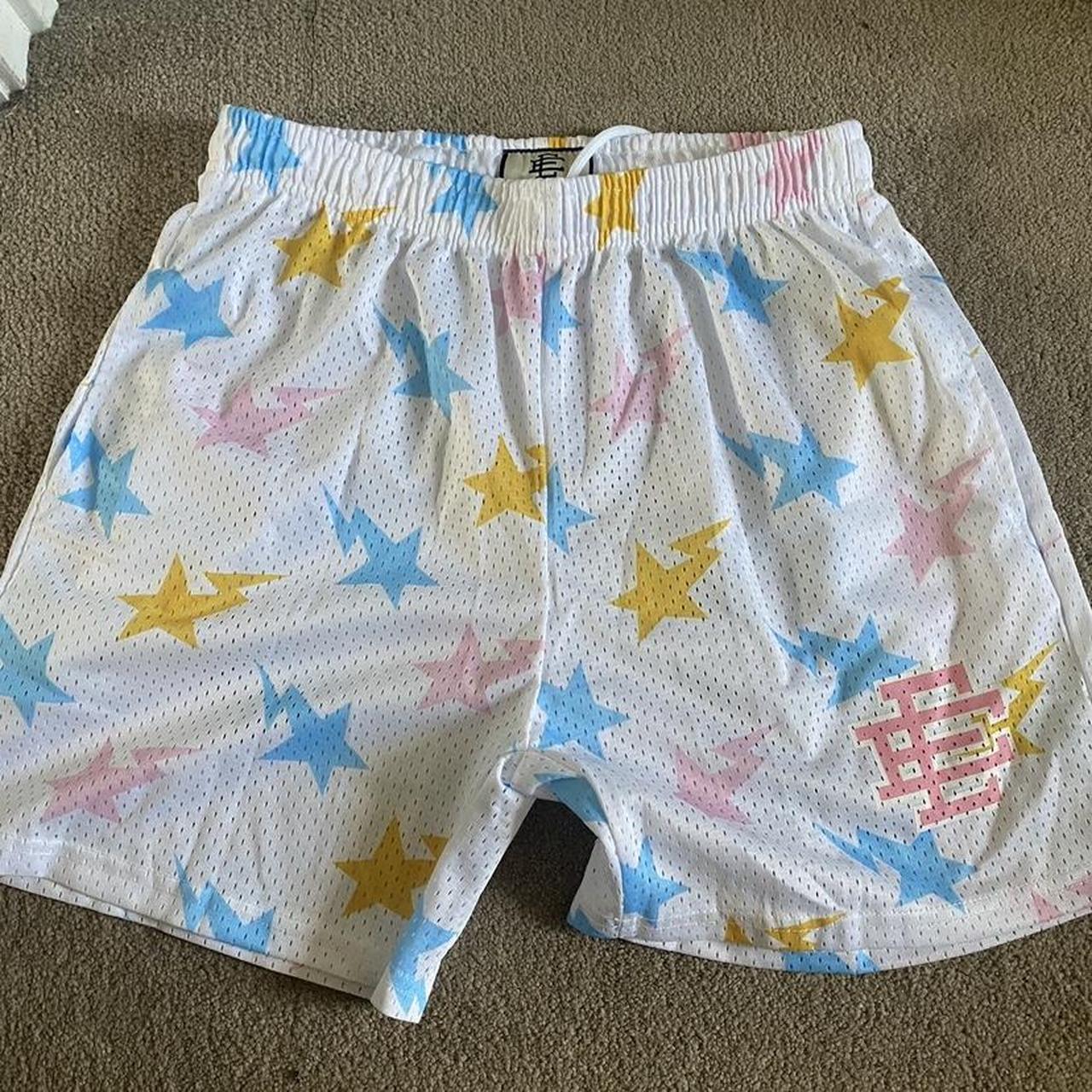 Eric Emmanuel/bape shorts (large) - Depop
