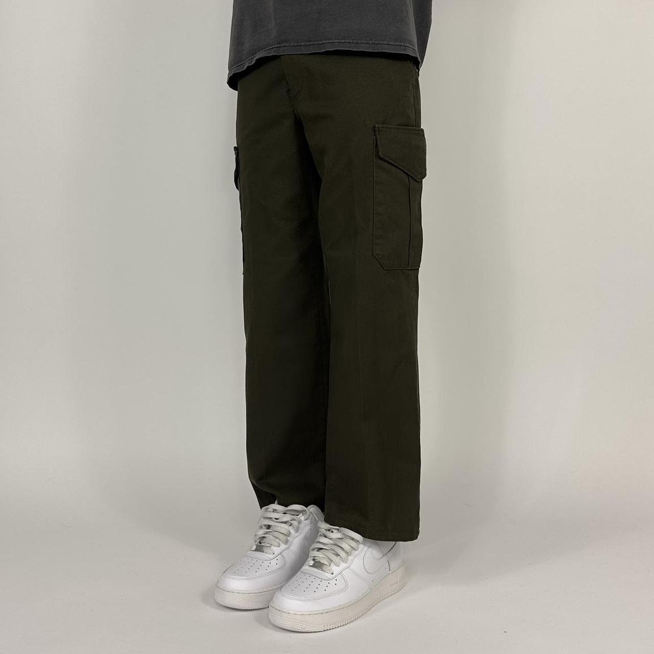 Super Sick Y2K Forest Green Utility Cargo Streetwear... - Depop