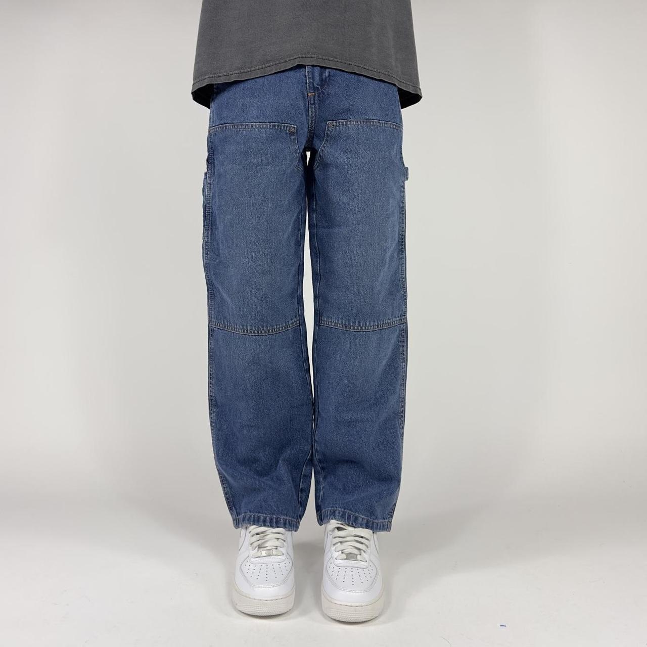 00 s GAP Double Knee Denim husky fit workwear. Depop