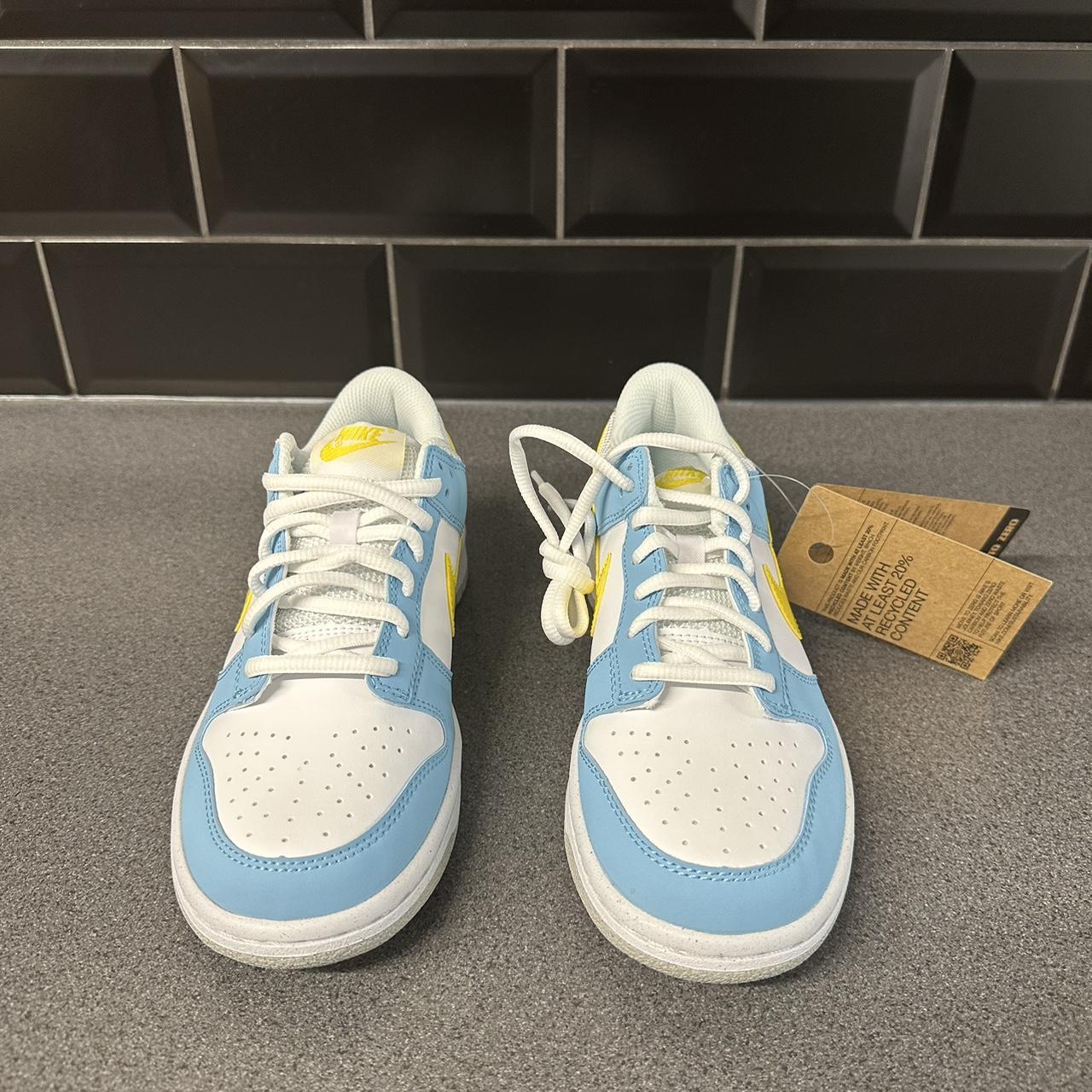 Nike Dunk Low ‘Yellow/blue Simpson’ Brand new (with... - Depop