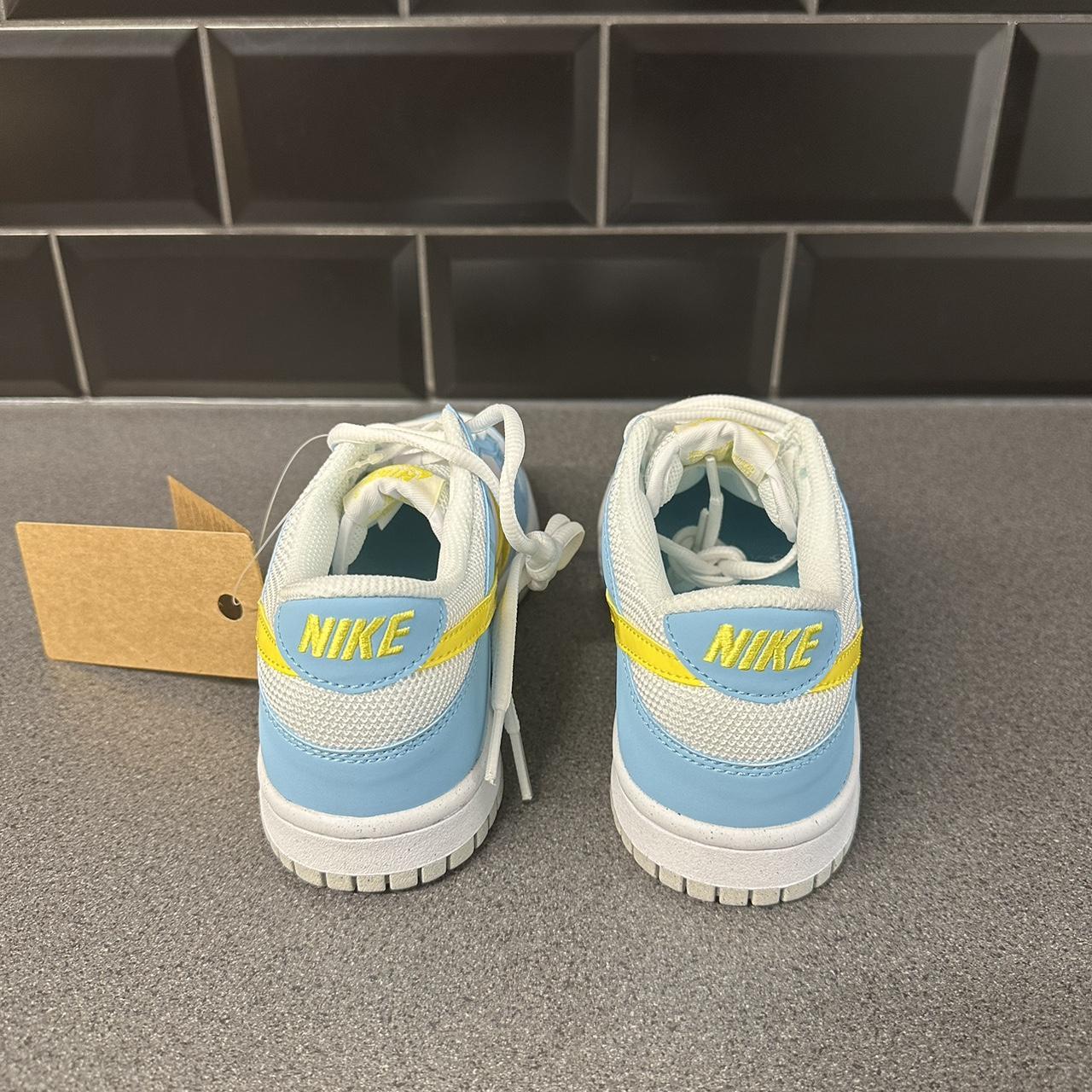 Nike Dunk Low ‘Yellow/blue Simpson’ Brand new (with... - Depop