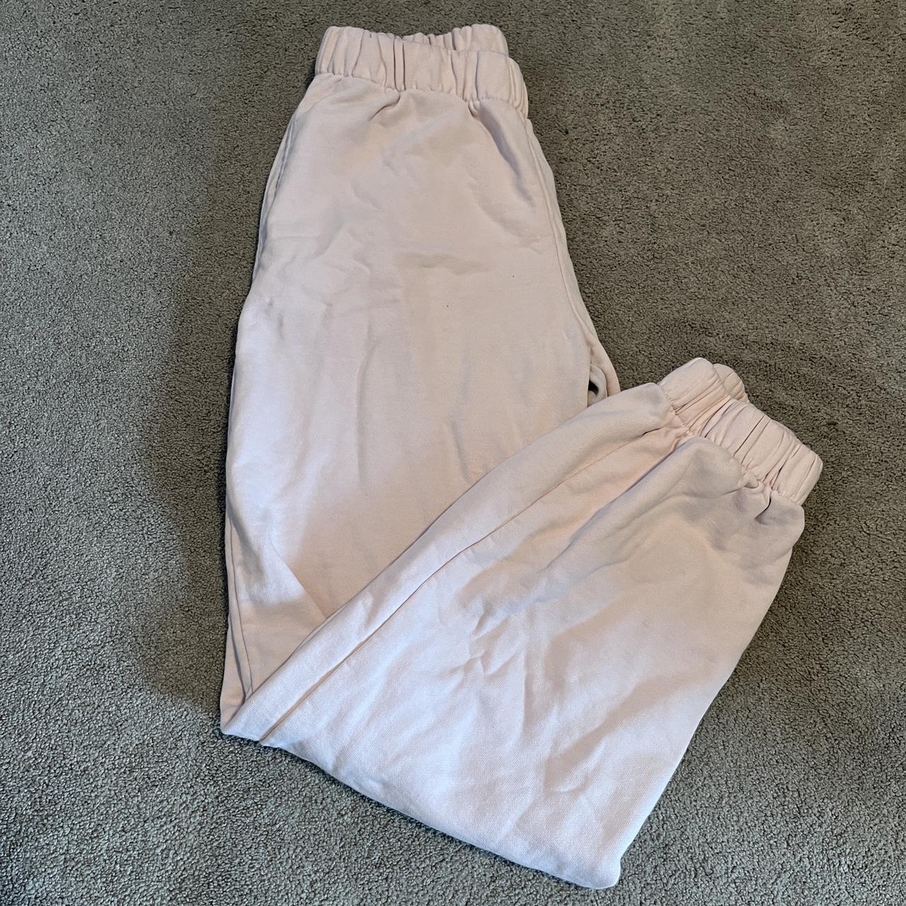Light pink Rosa brandy Melville sweatpants In good... - Depop