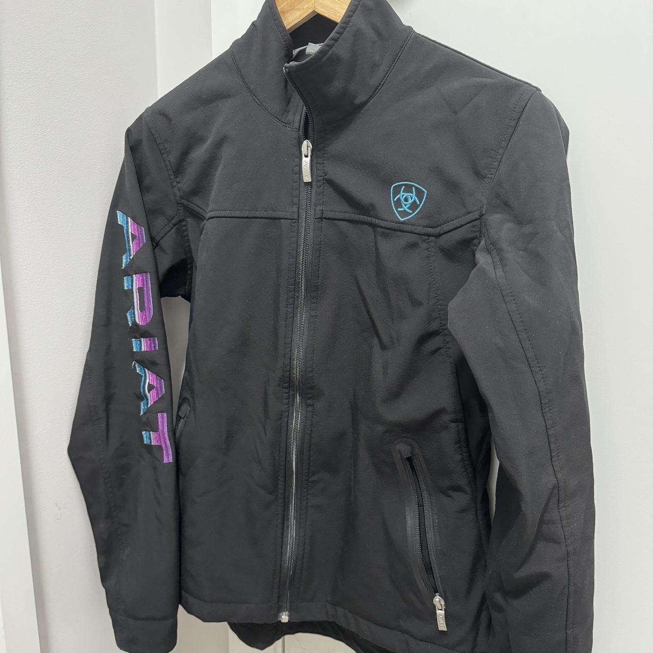 Soft Shell Black Ariat Jacket - Depop