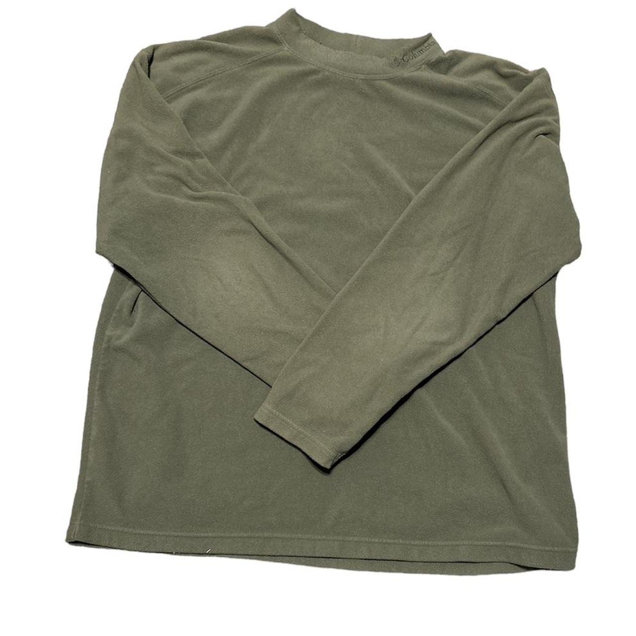 ⚫️ Super cool wash green Columbia fleece ⚫️ No tag,... - Depop