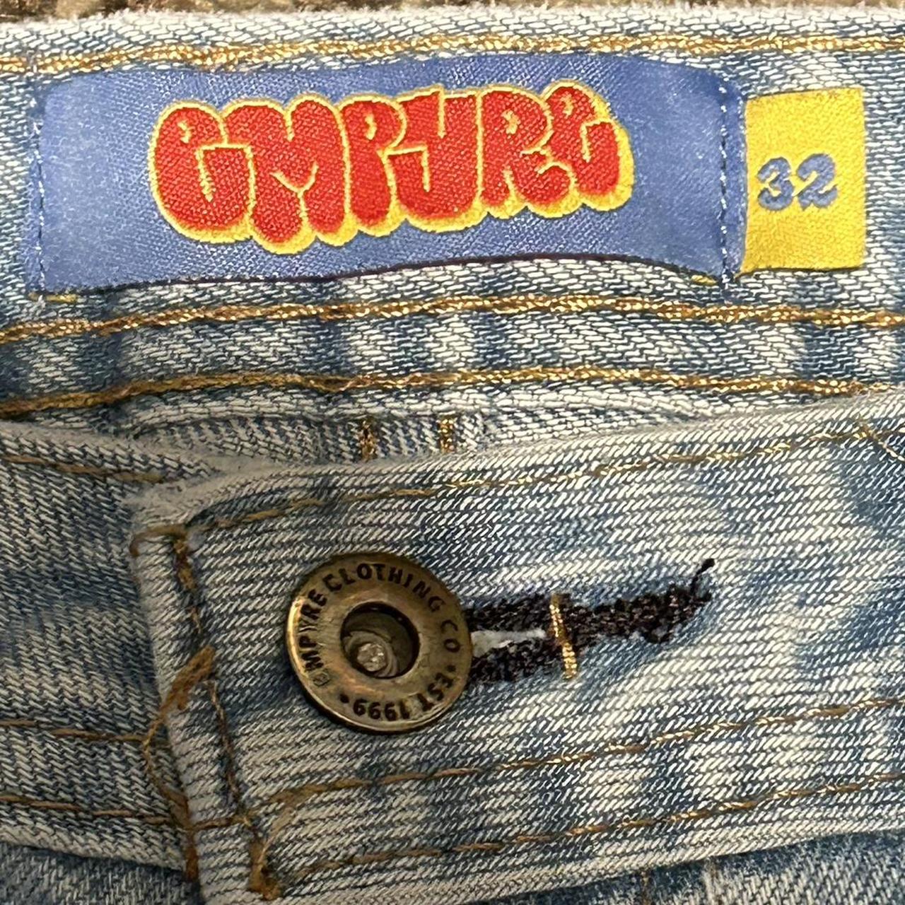 ⚫️ Empyre light wash jeans ⚫️ 32" waist 30"... - Depop