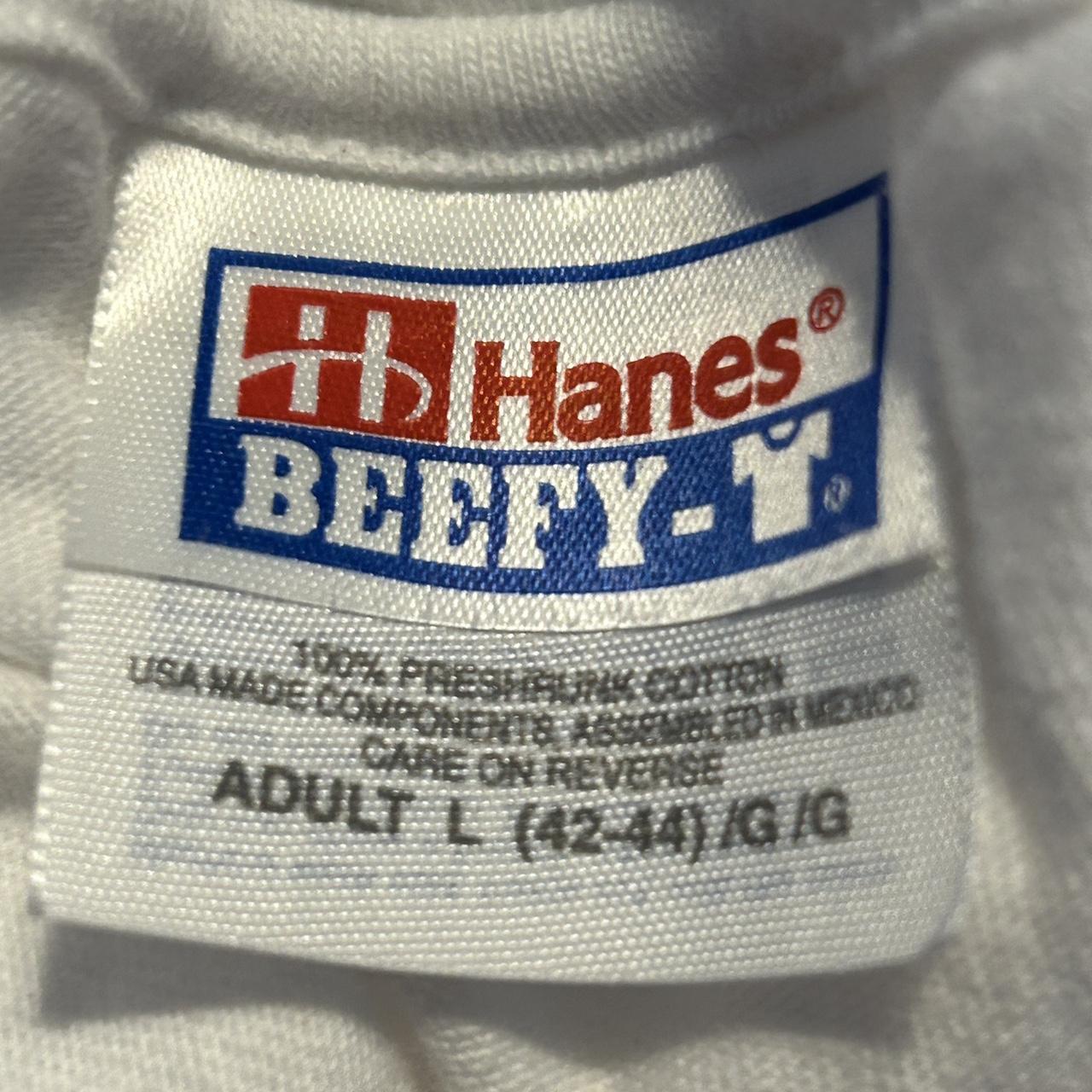 ⚫️ Late 90s Vintage Hanes long sleeve white shirt ⚫️... - Depop