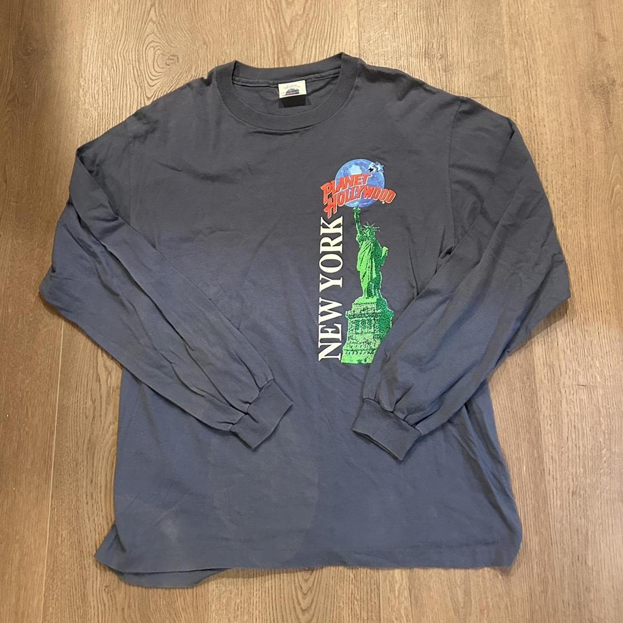 ⚫️ 90s planet Hollywood long sleeve ⚫️ Men's XL,... - Depop