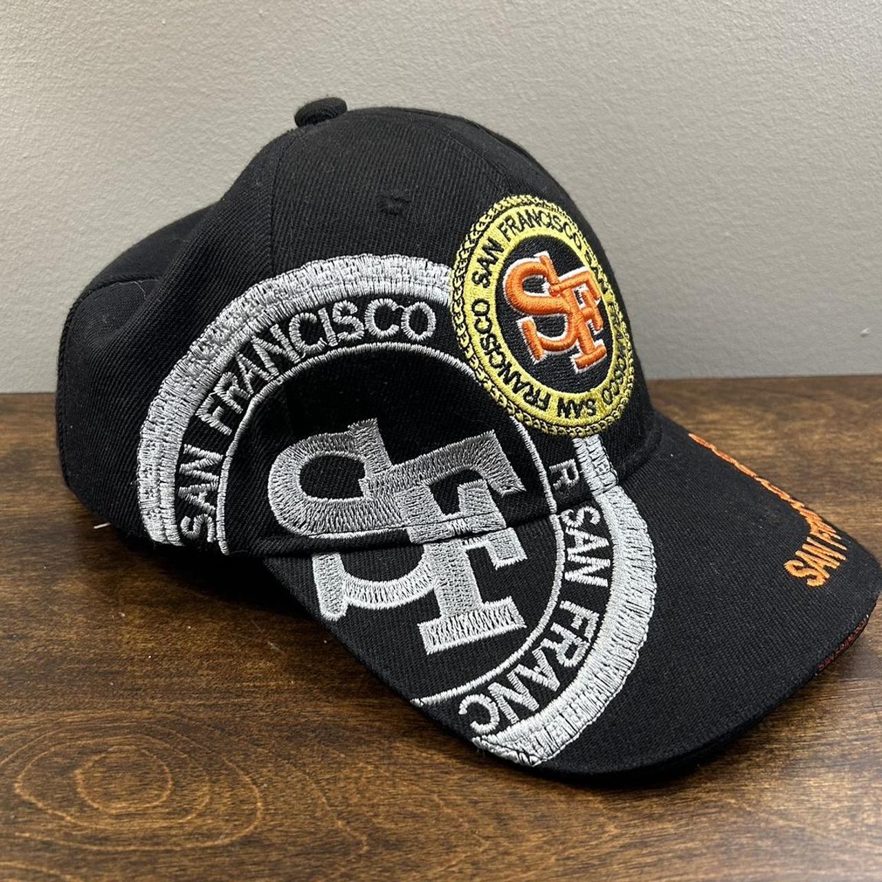 ⚫️ Super cool patch San Francisco patch black hat - Depop
