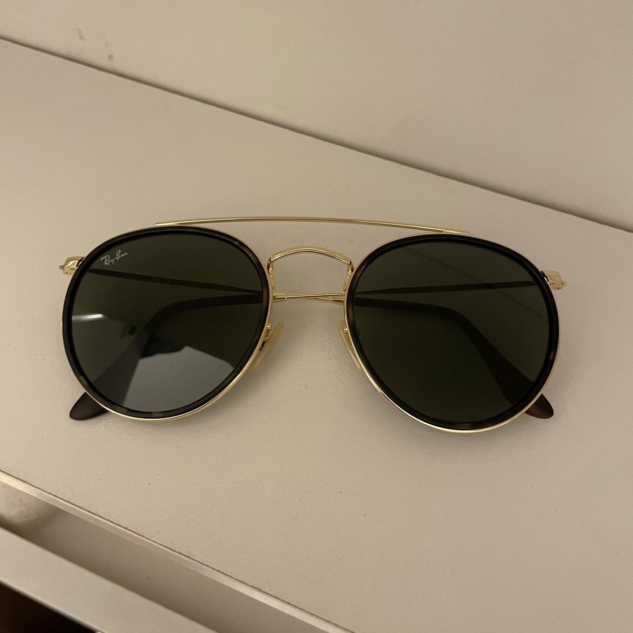 Rayban round Double bridge 51mm Authentic Rayban... - Depop