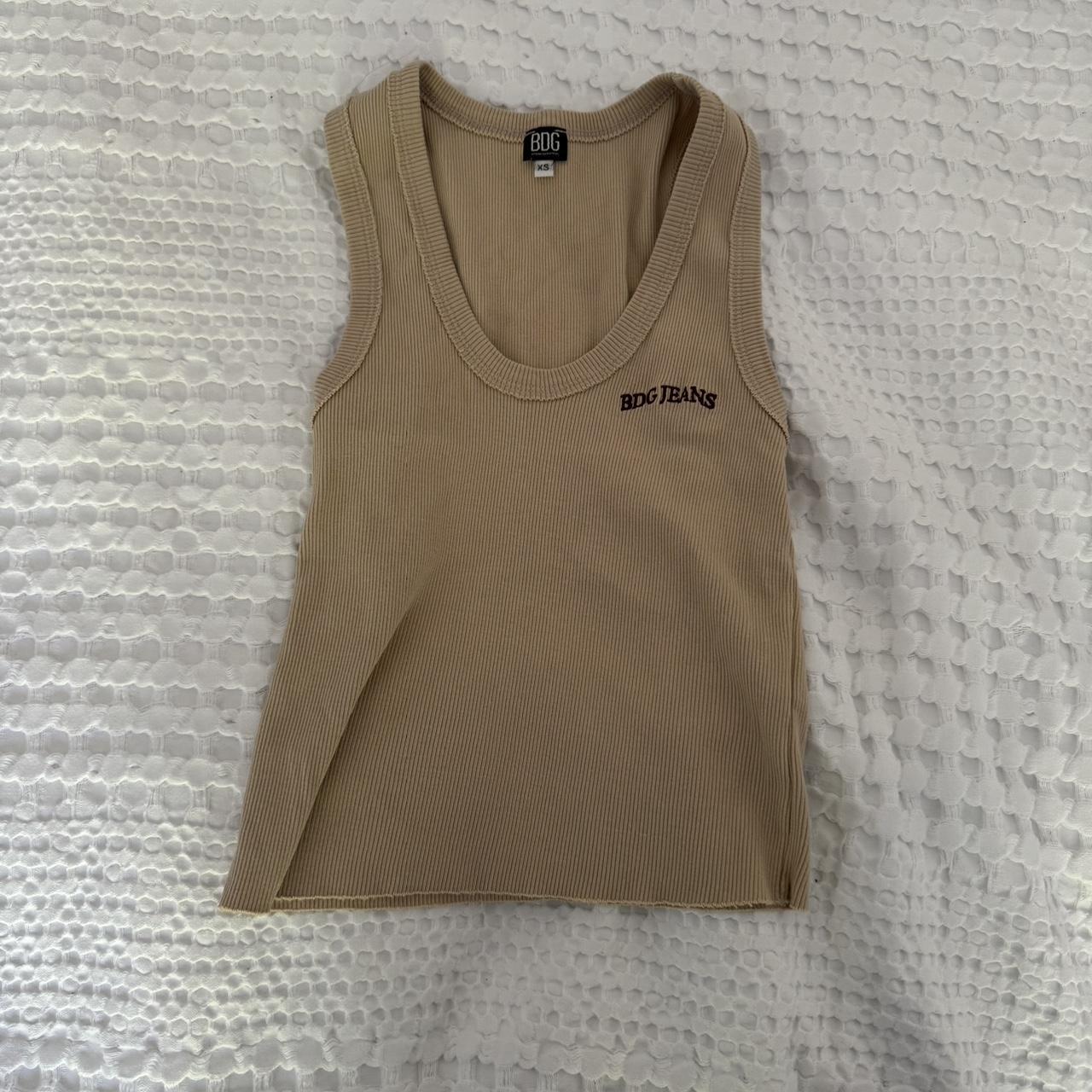 BDG beige tank top - Depop