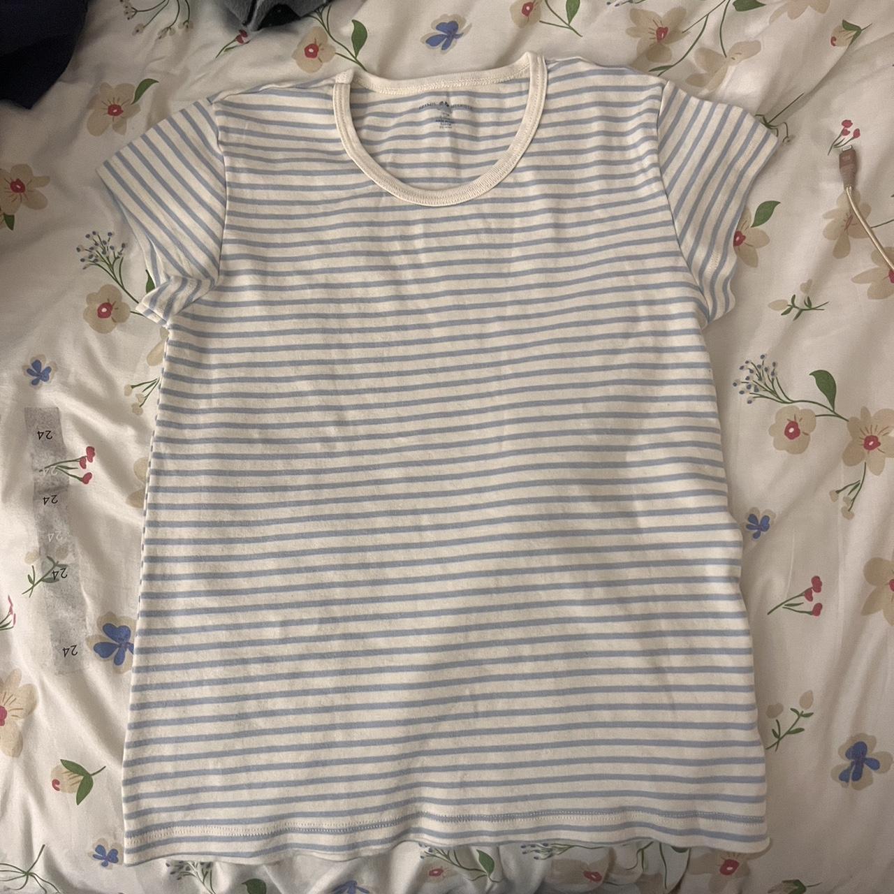 Brandy Melville Hailie Long Striped top, never worn,... - Depop