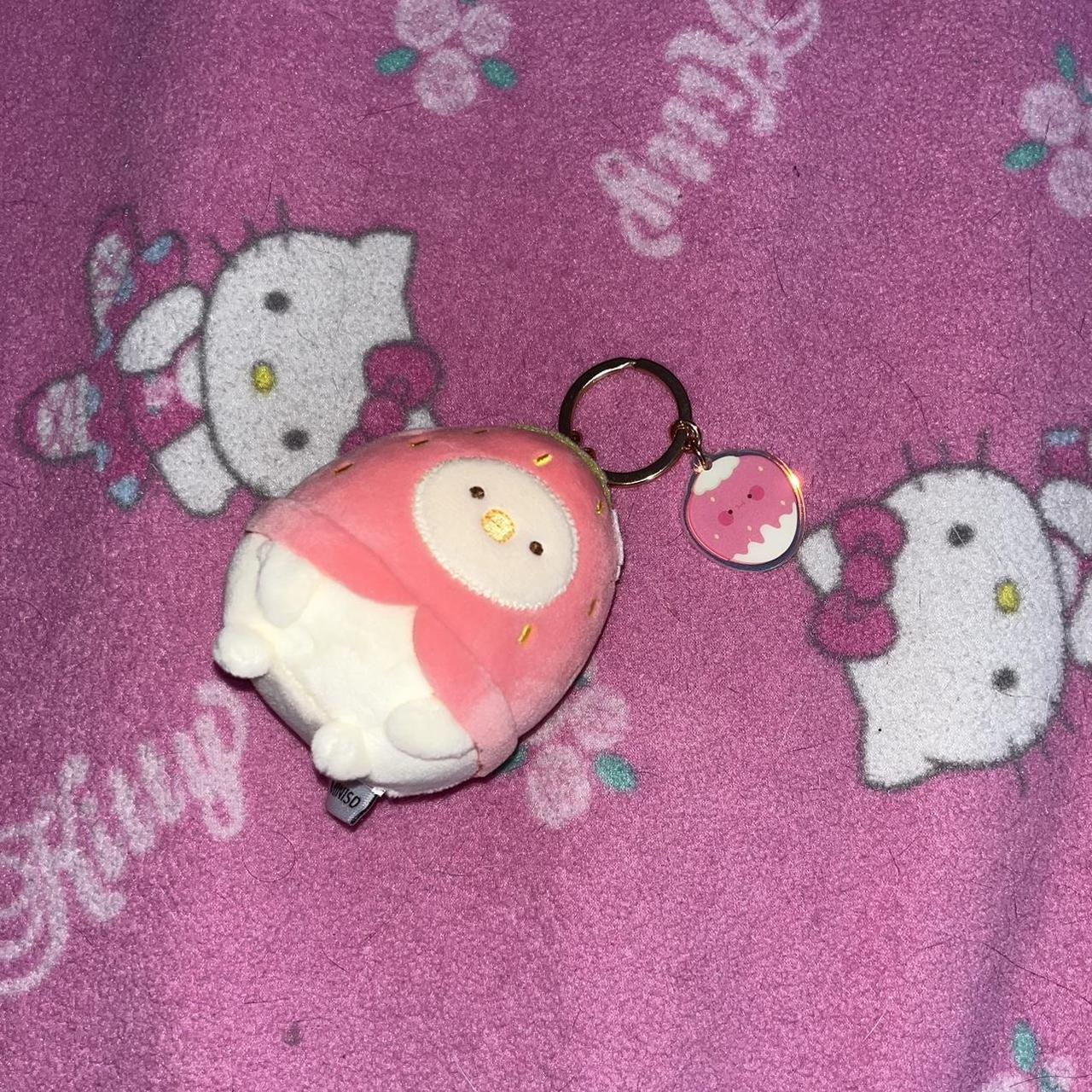 Miniso Strawberry Chick Keychain BUNDLES GET 10%... - Depop