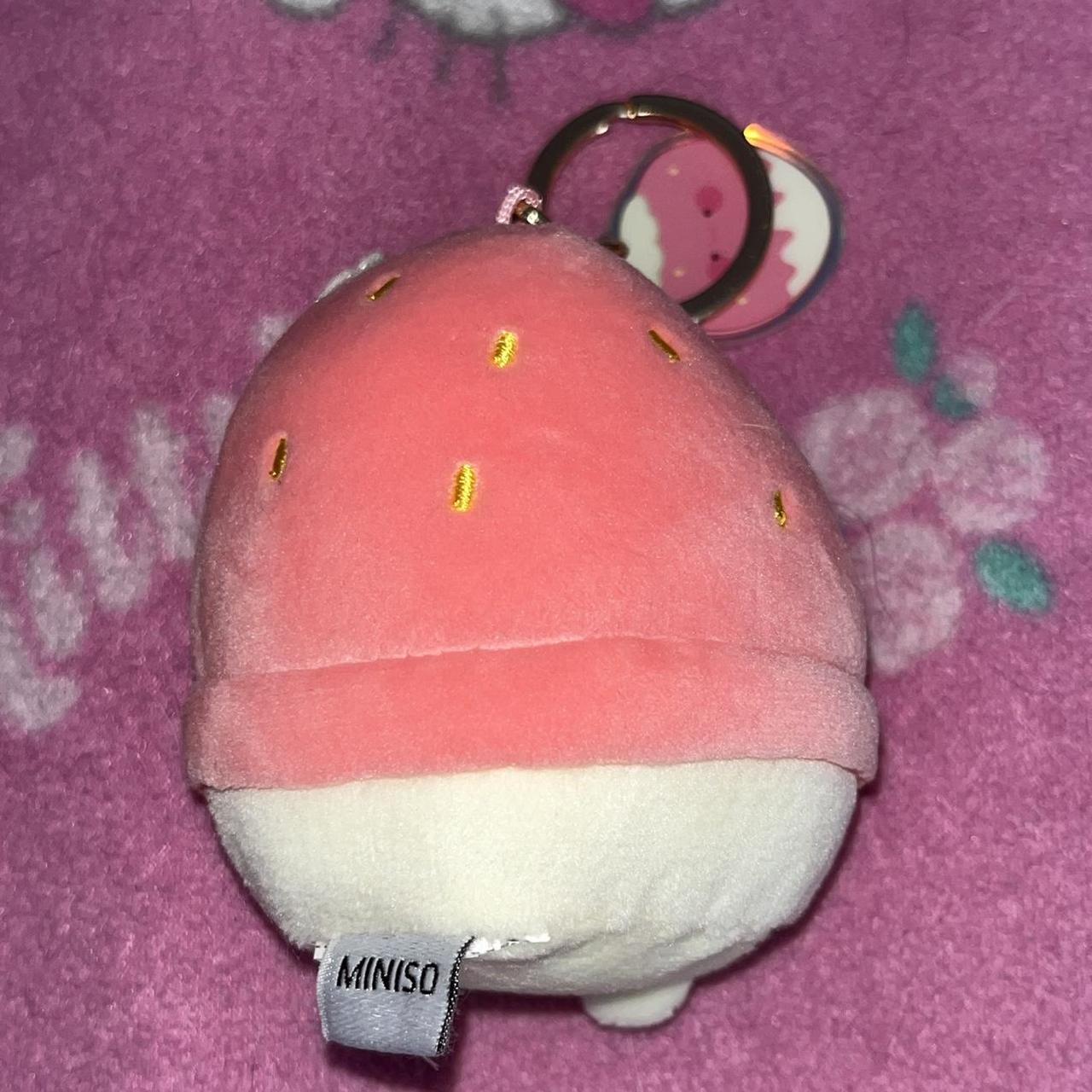 Miniso Strawberry Chick Keychain BUNDLES GET 10%... - Depop