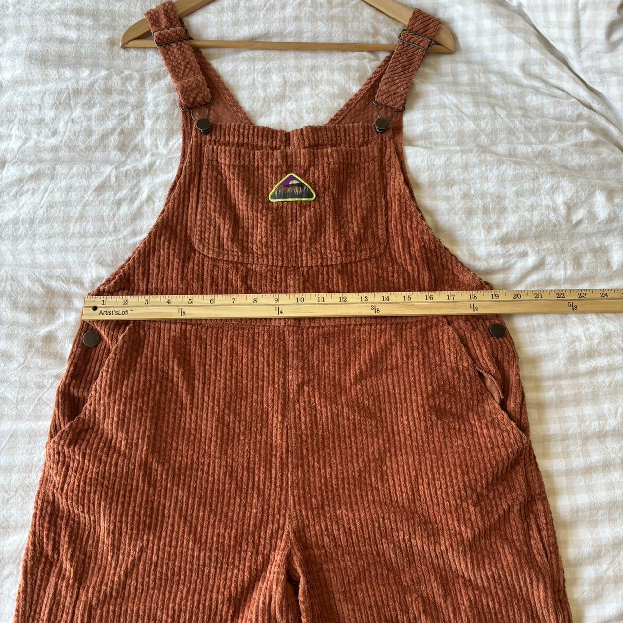 Corduroy short overall shortalls size M Super cute... - Depop