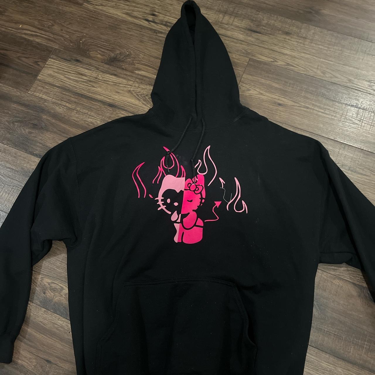 Knock off hello kitty jacket mens xl - Depop