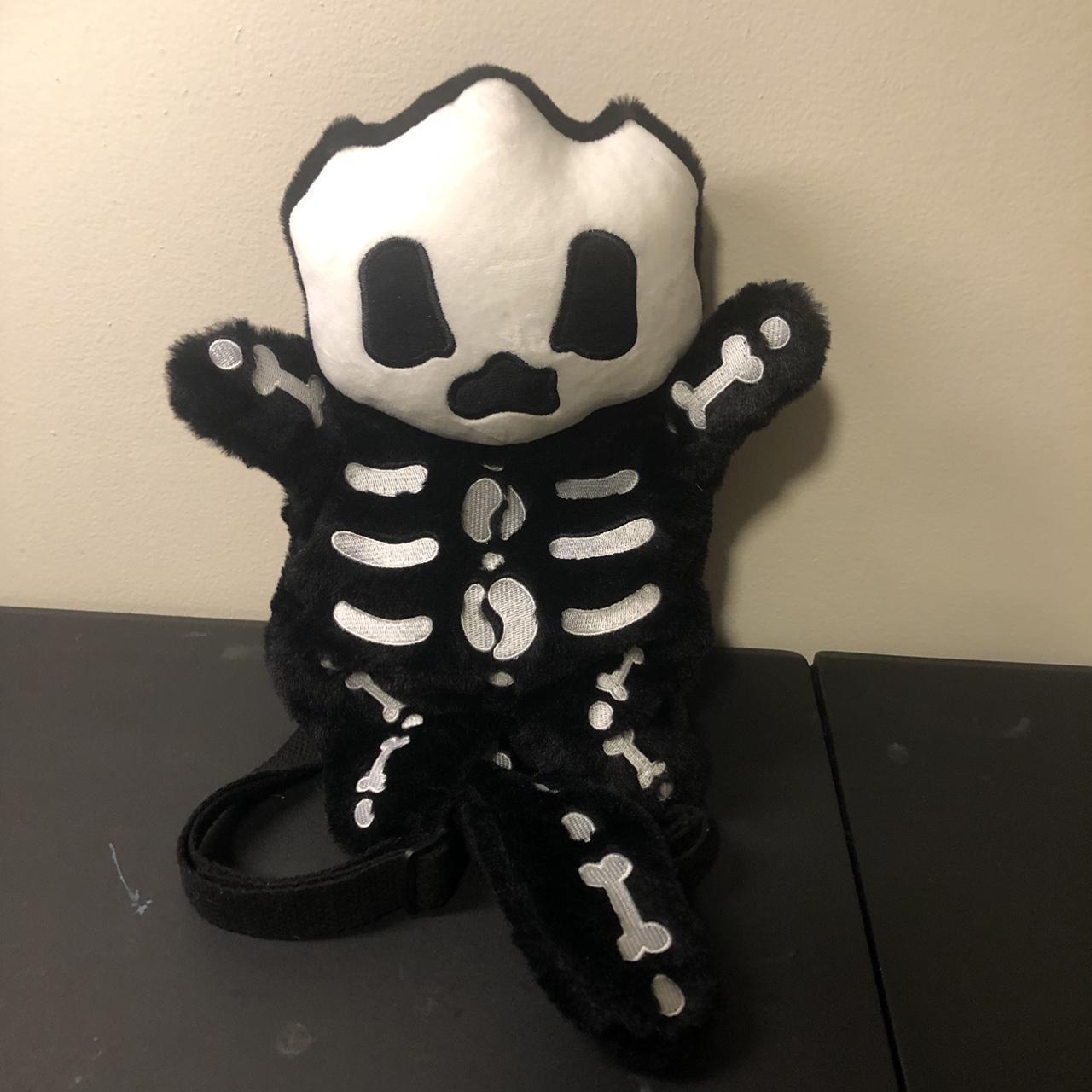 soft and fluffy cat skeleton bag #y2k #bag #goodquality - Depop