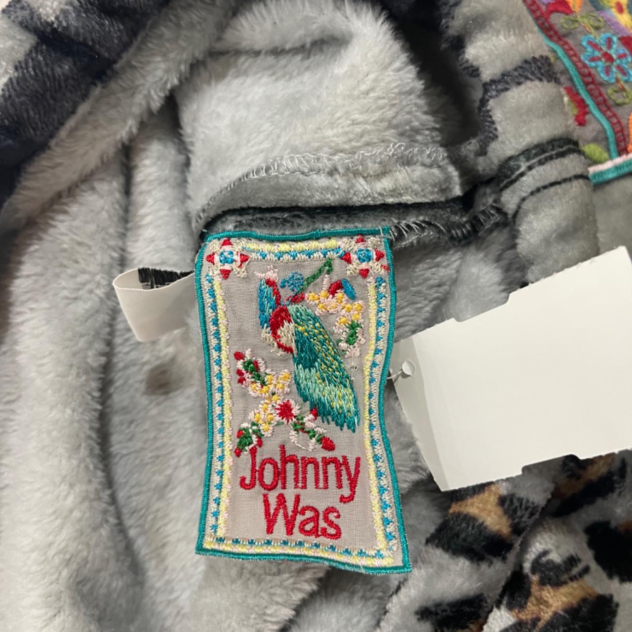 Johnny Was Velvet Backpack - Depop