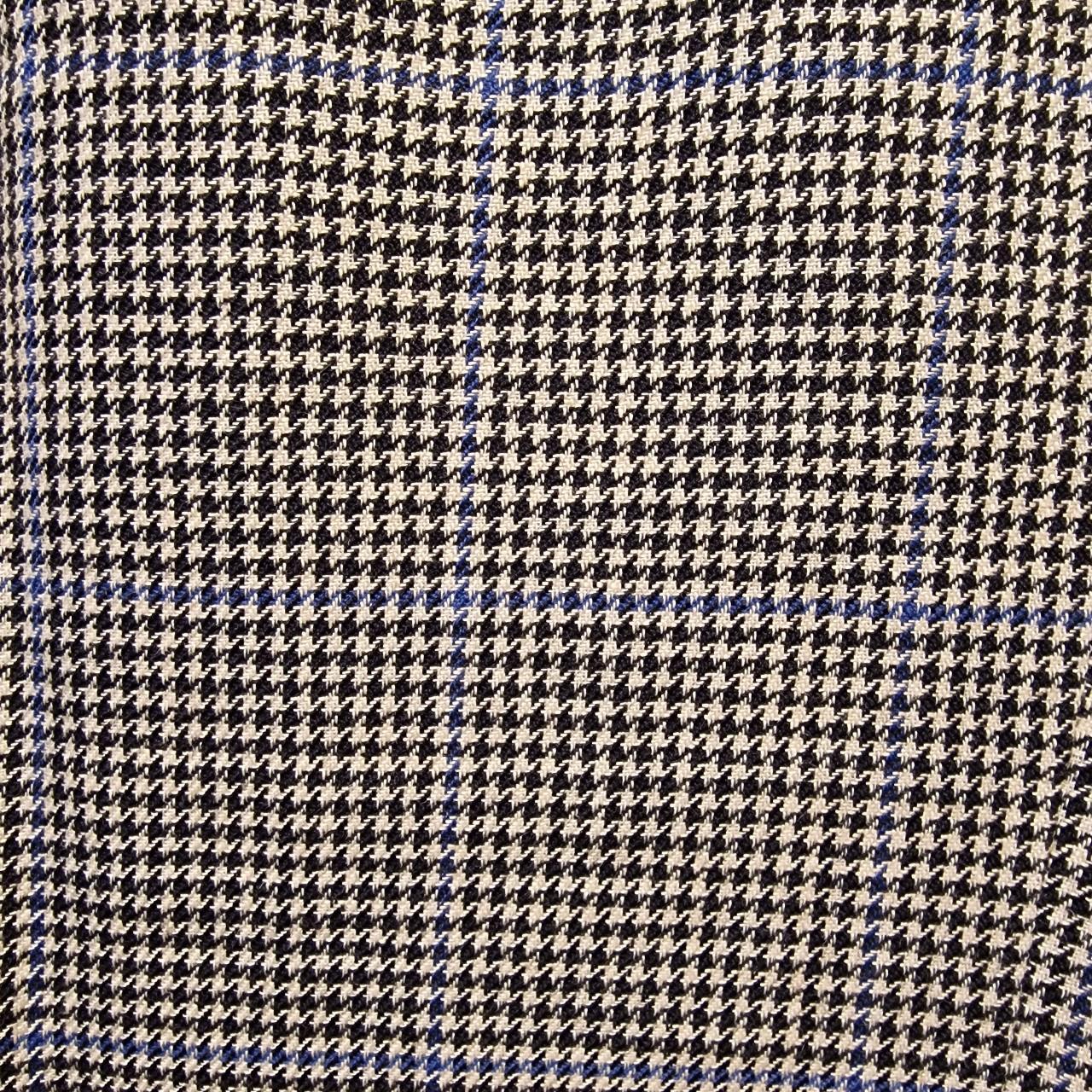 Ralph Lauren black and cream check blazer. 38R... | Depop