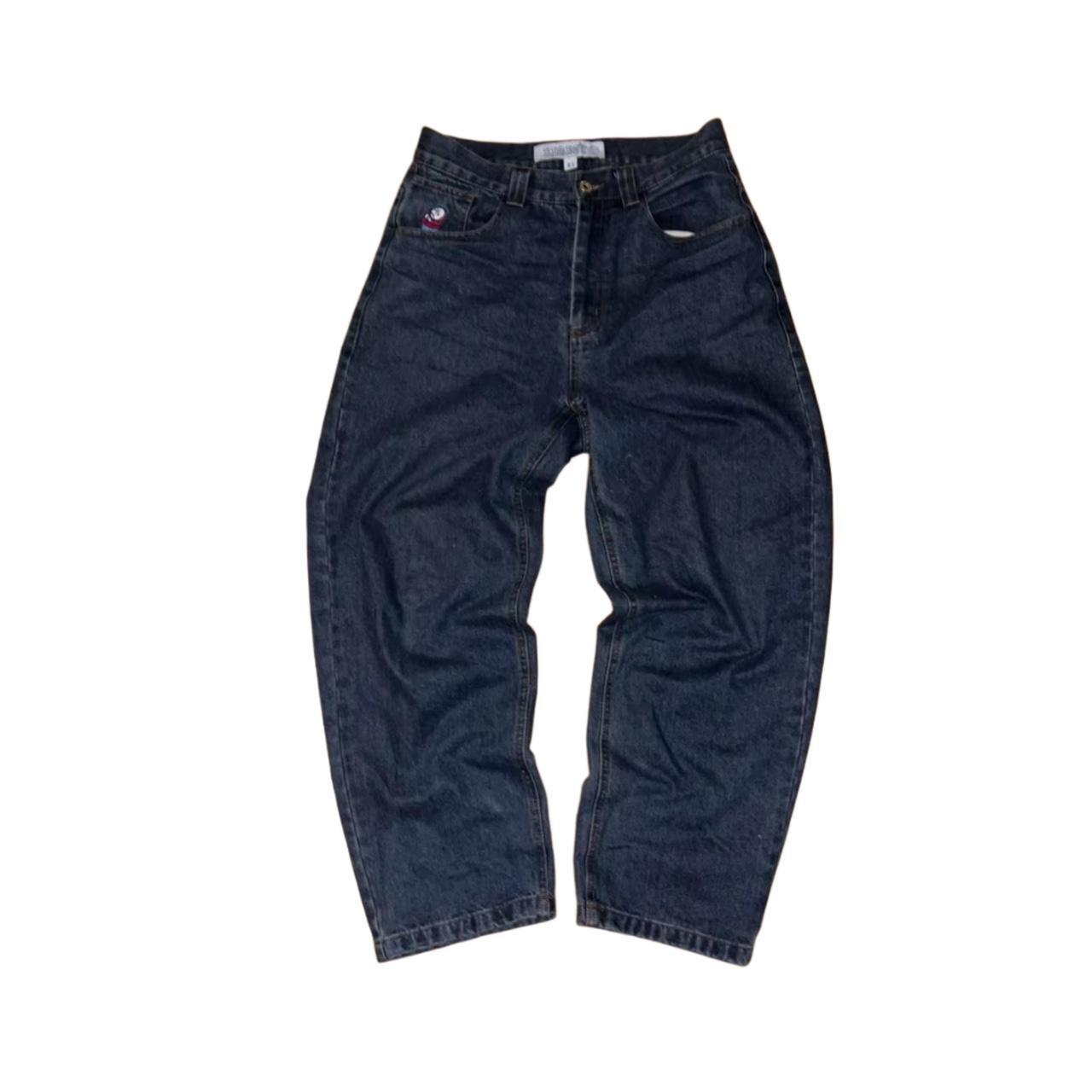 Navy blue Bigboy denim jeans with a relaxed fit... | Depop