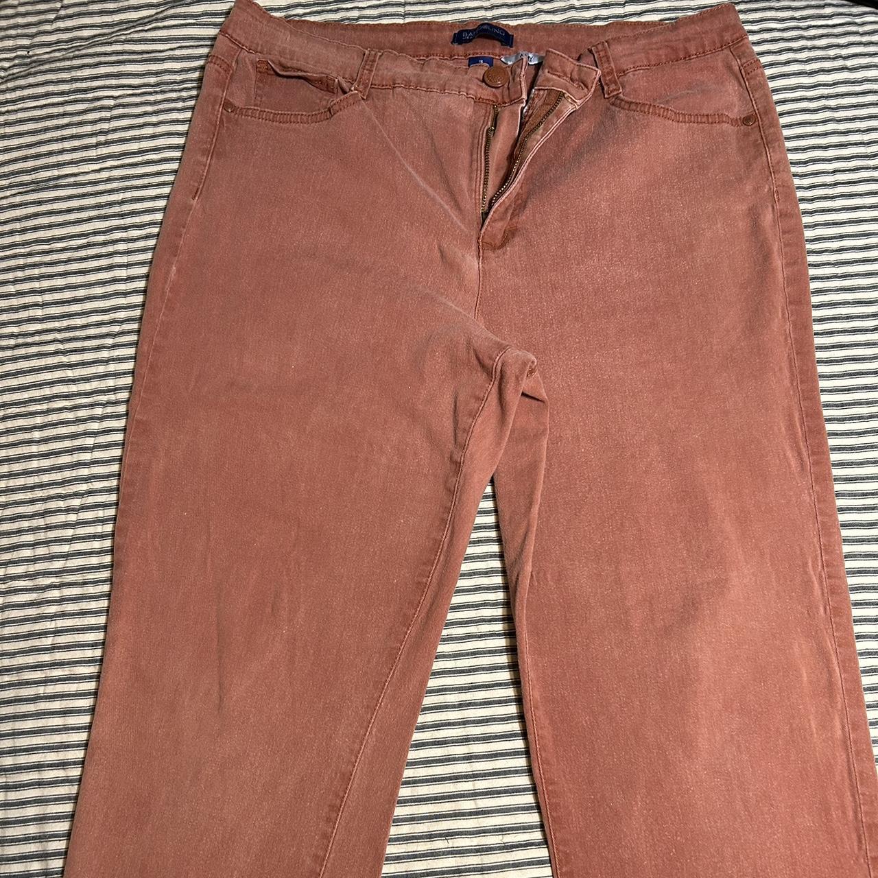 Burnt orange Amy straight leg jeans - Depop