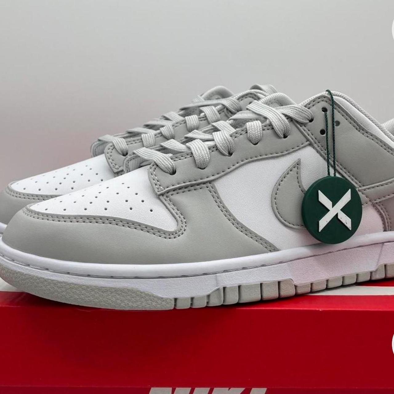 Grey Nike dunks, low top, brand new, EAGER TO SELL,... - Depop