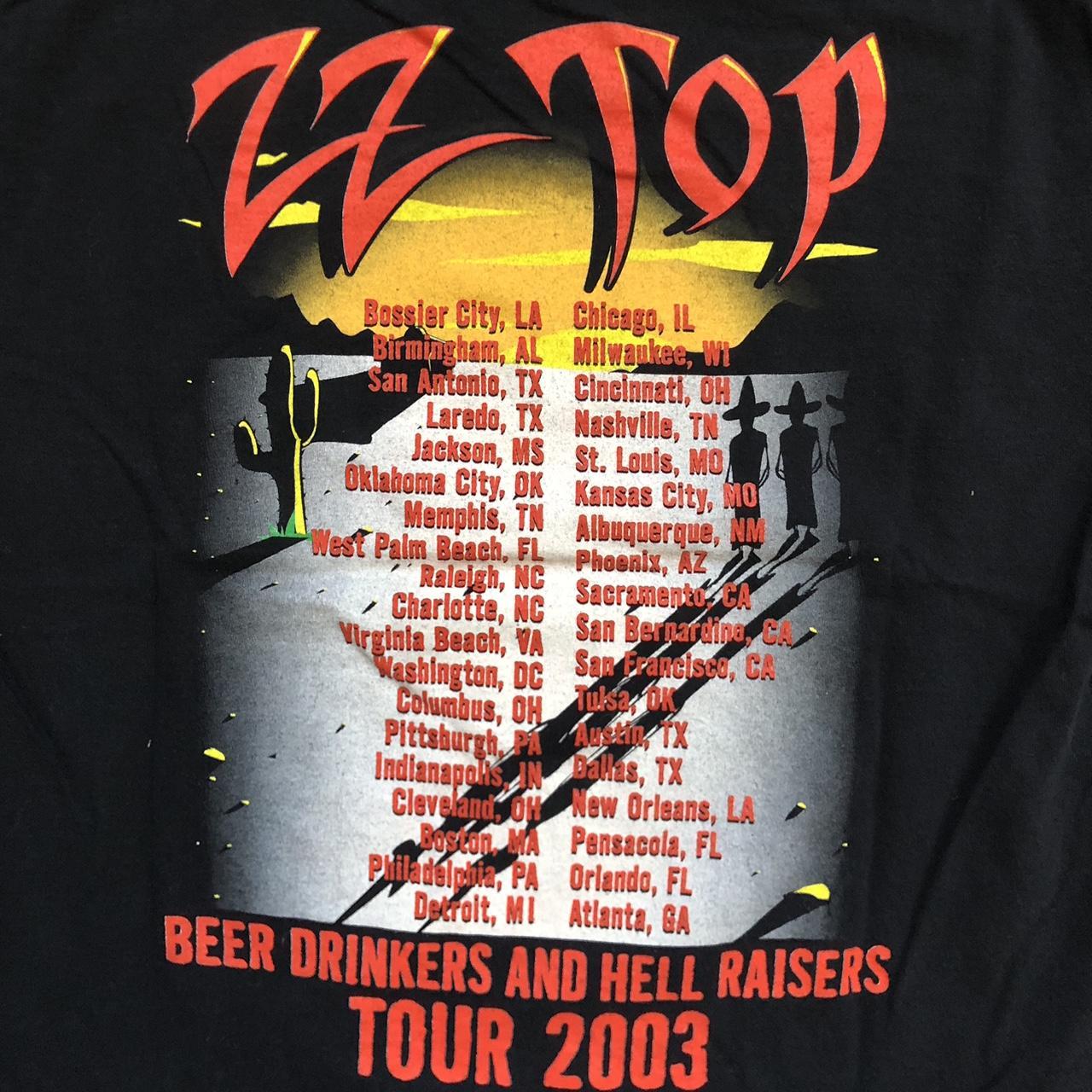 Vintage ZZ Top 2003 Beer Drinkers and Hell Raisers... | Depop