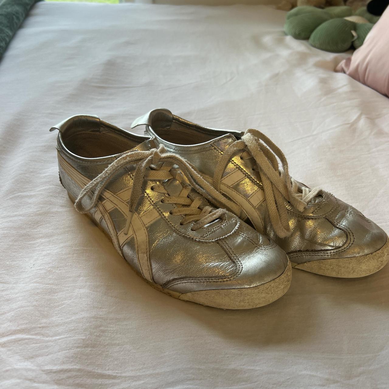 Onitsuka Tiger shoes Silver US men’s 8 | Depop